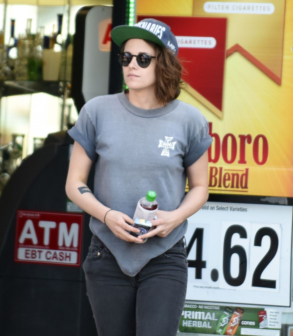 KRISTEN STEWART Leaves Cafe Gratitude with French Singer/actress Soko ...