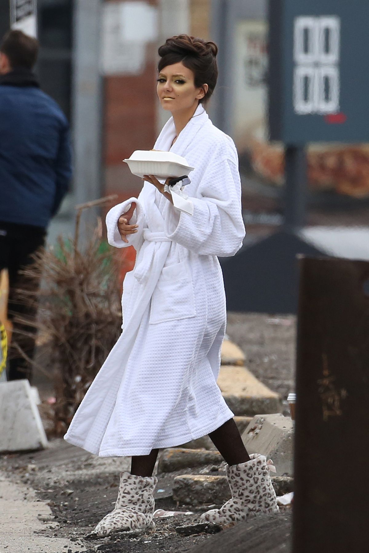 VICTORIA JUSTICE on the Set of ‘Rocky Horror Picture Show’ in Toronto ...
