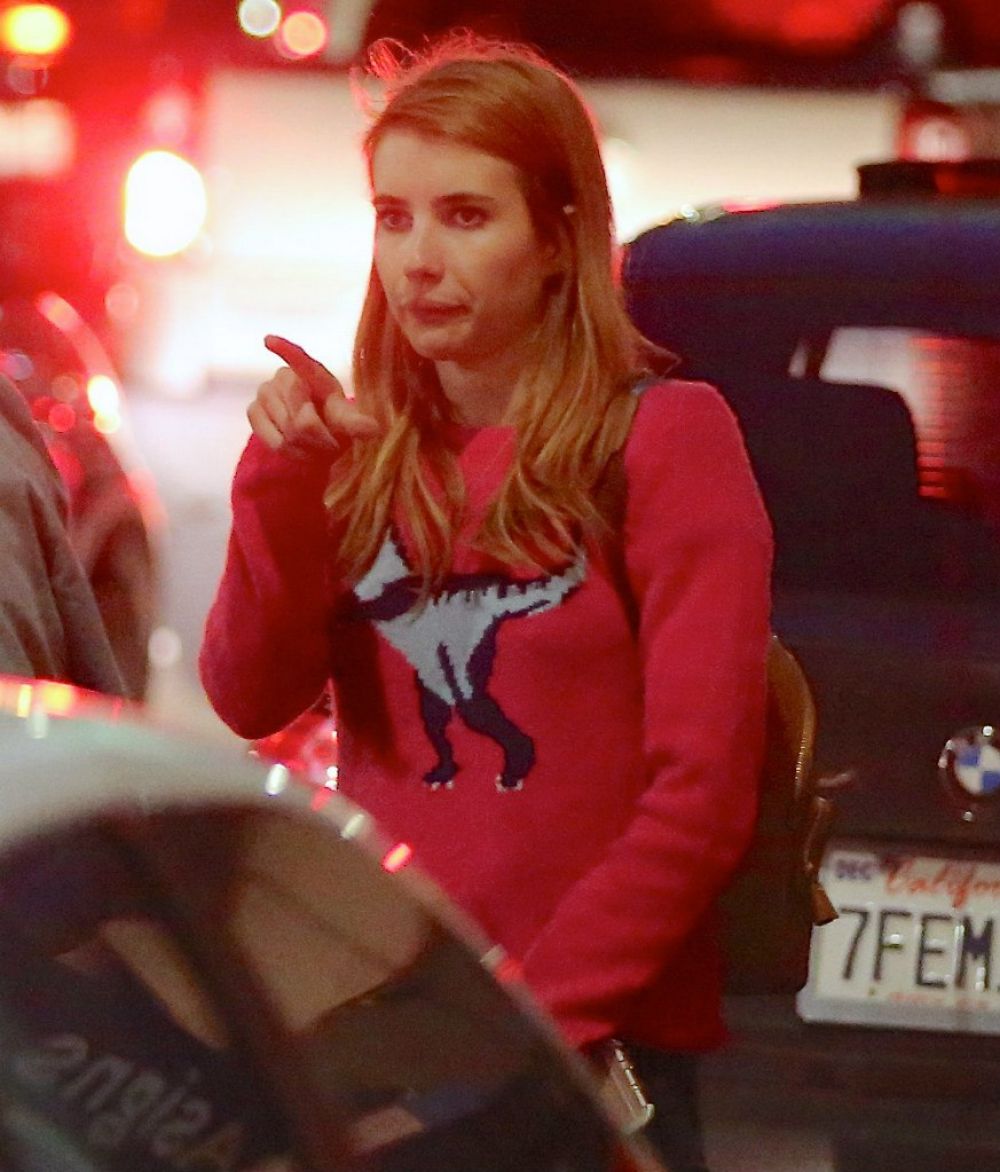 EMMA ROBERTS Night Out in West Hollywood 04/11/2016 – HawtCelebs
