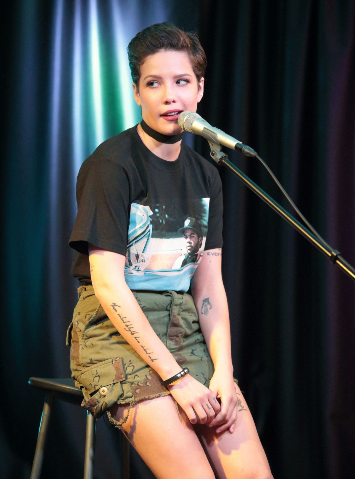 HALSEY at Q102 Radio Station in Bala Cynwyd 05/12/2016 – HawtCelebs