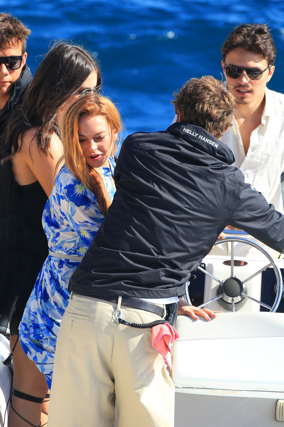 LINDSAY LOHAN Leaves Eden Roc Hotel in Antibes 05/21/2016 – HawtCelebs