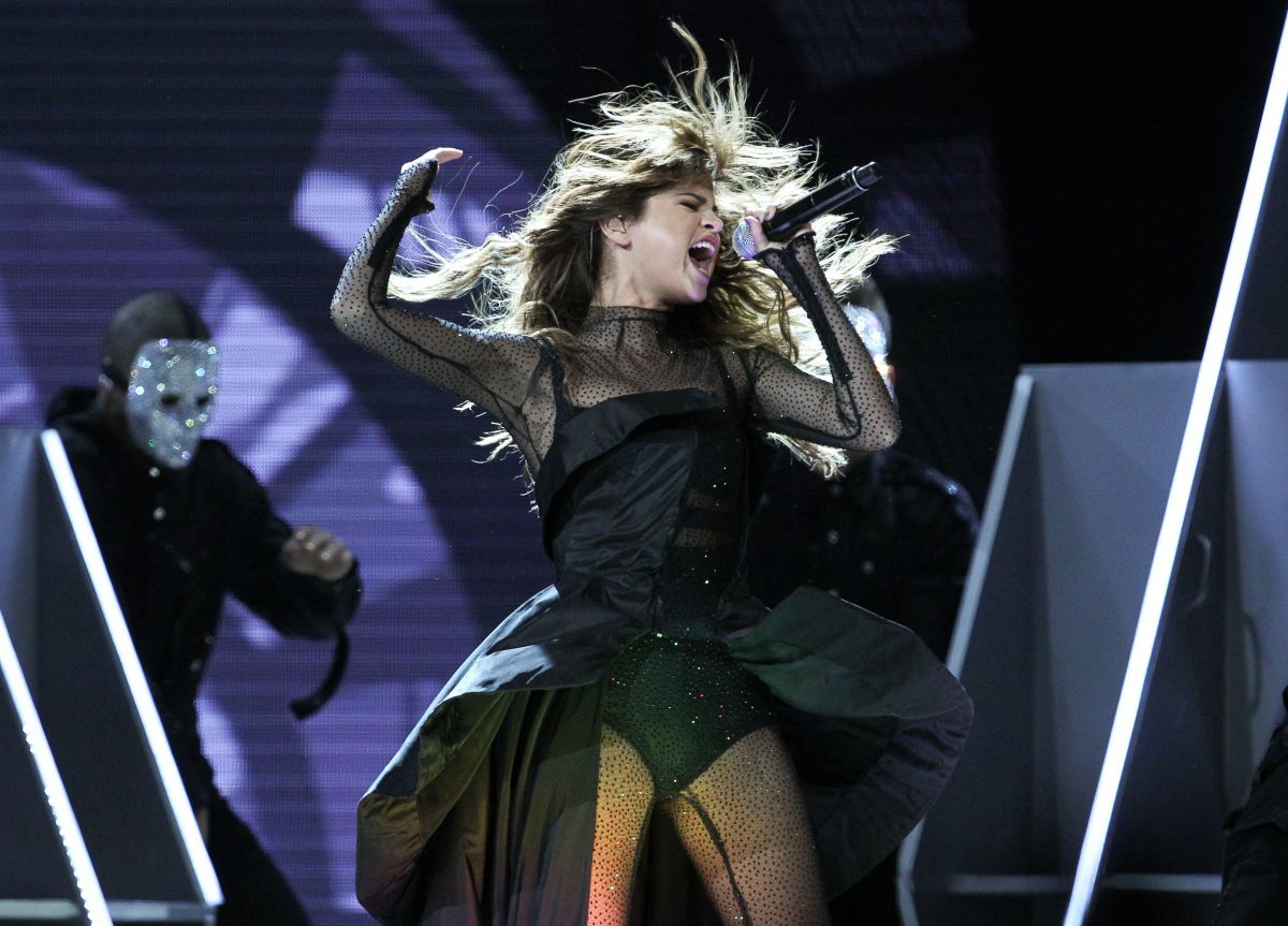 SELENA GOMEZ Performs at Revival Tour at Bridgestone Arena in Nashville ...