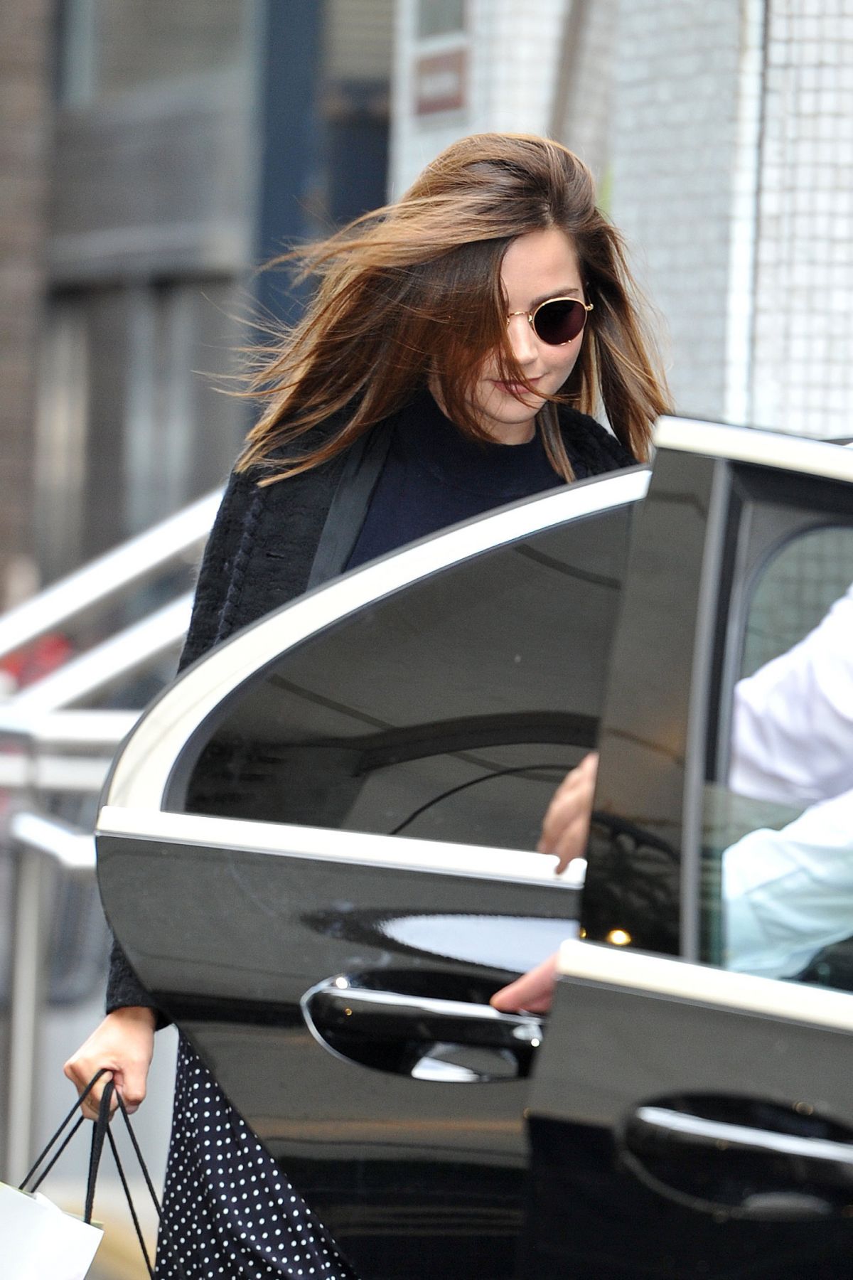 JENNA LOUISE COLEMAN Leaves Good Morning Britain Studio in London 08/22 ...