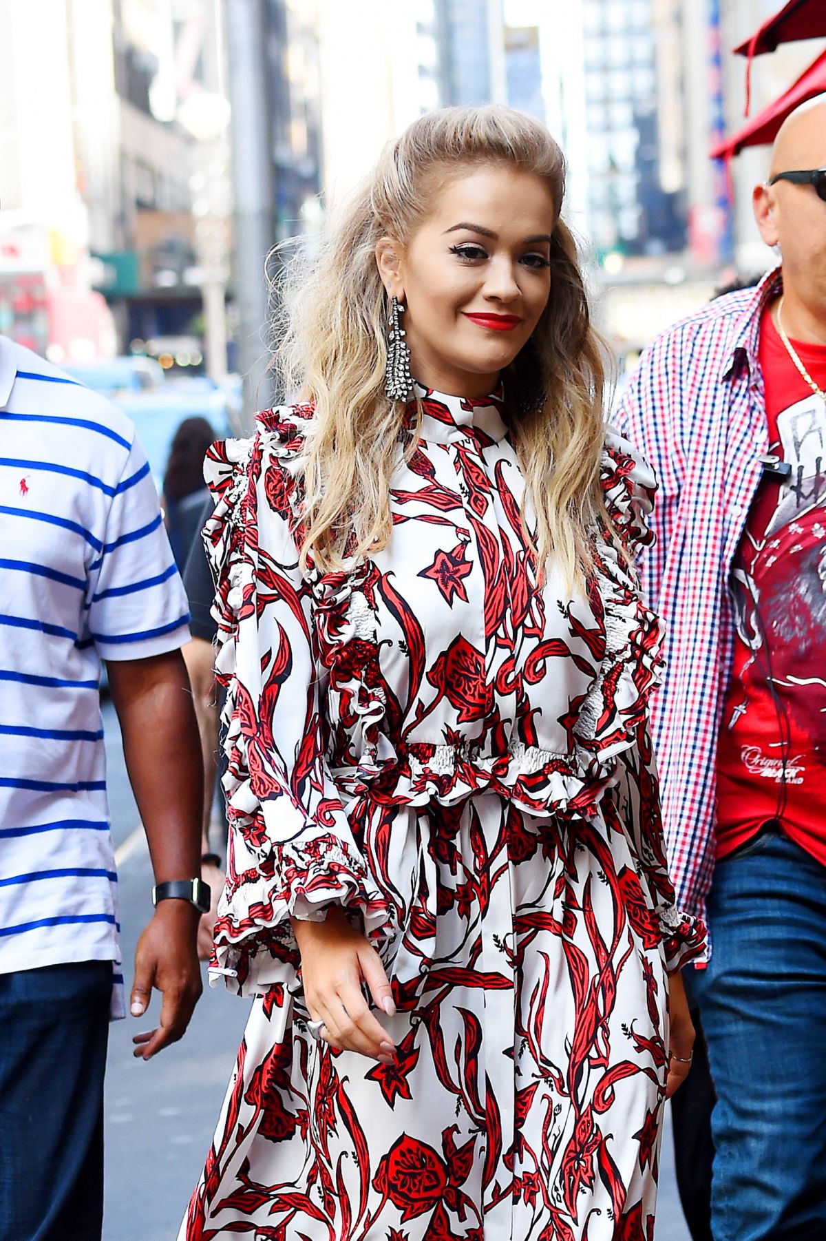 RITA ORA Arrives to the Set of ‘America’s Next Top Model’ in New York ...