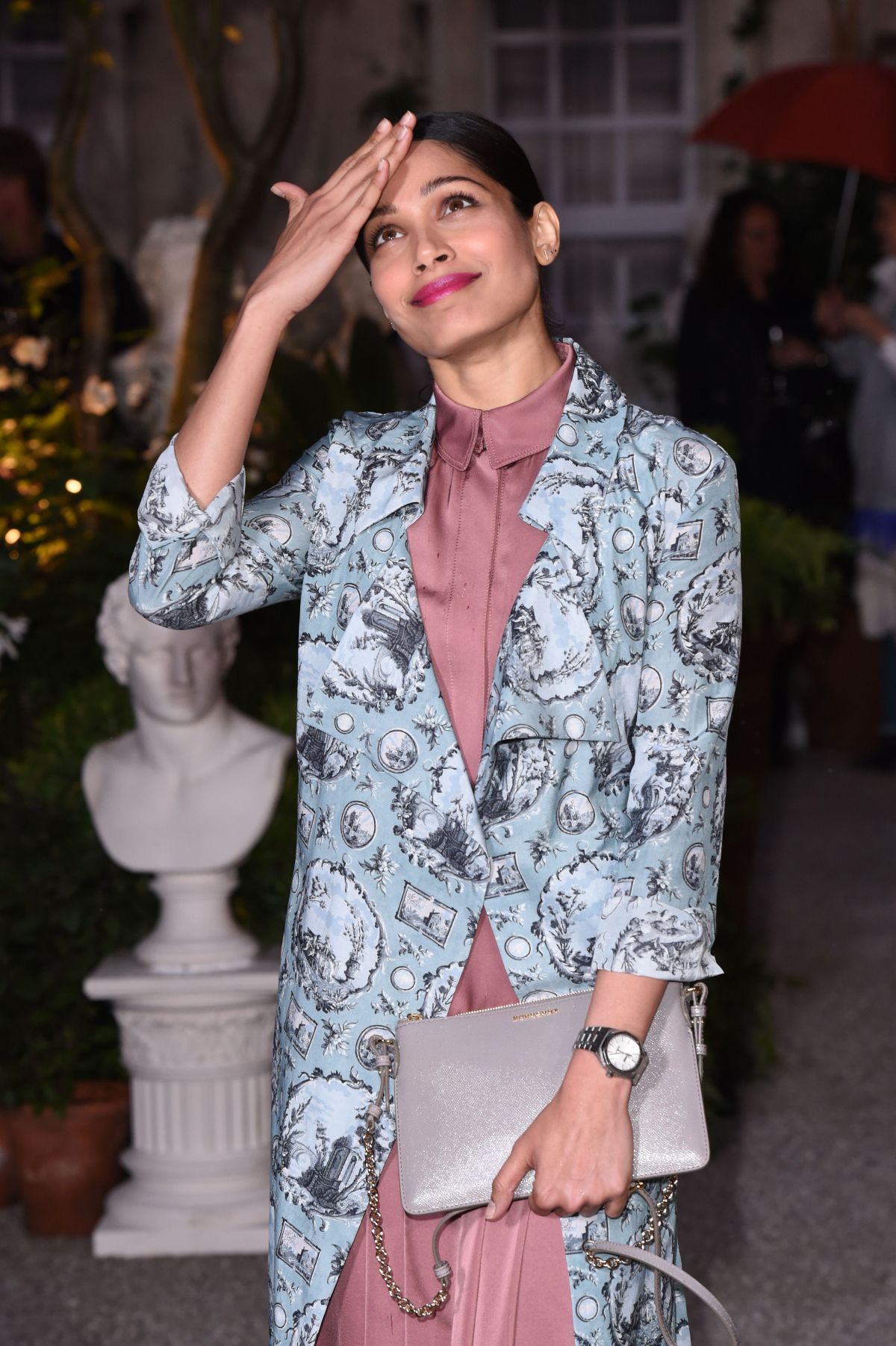 FREIDA PINTO at Burberry Fashion Show at London Fashion Week 09/19/2016 ...