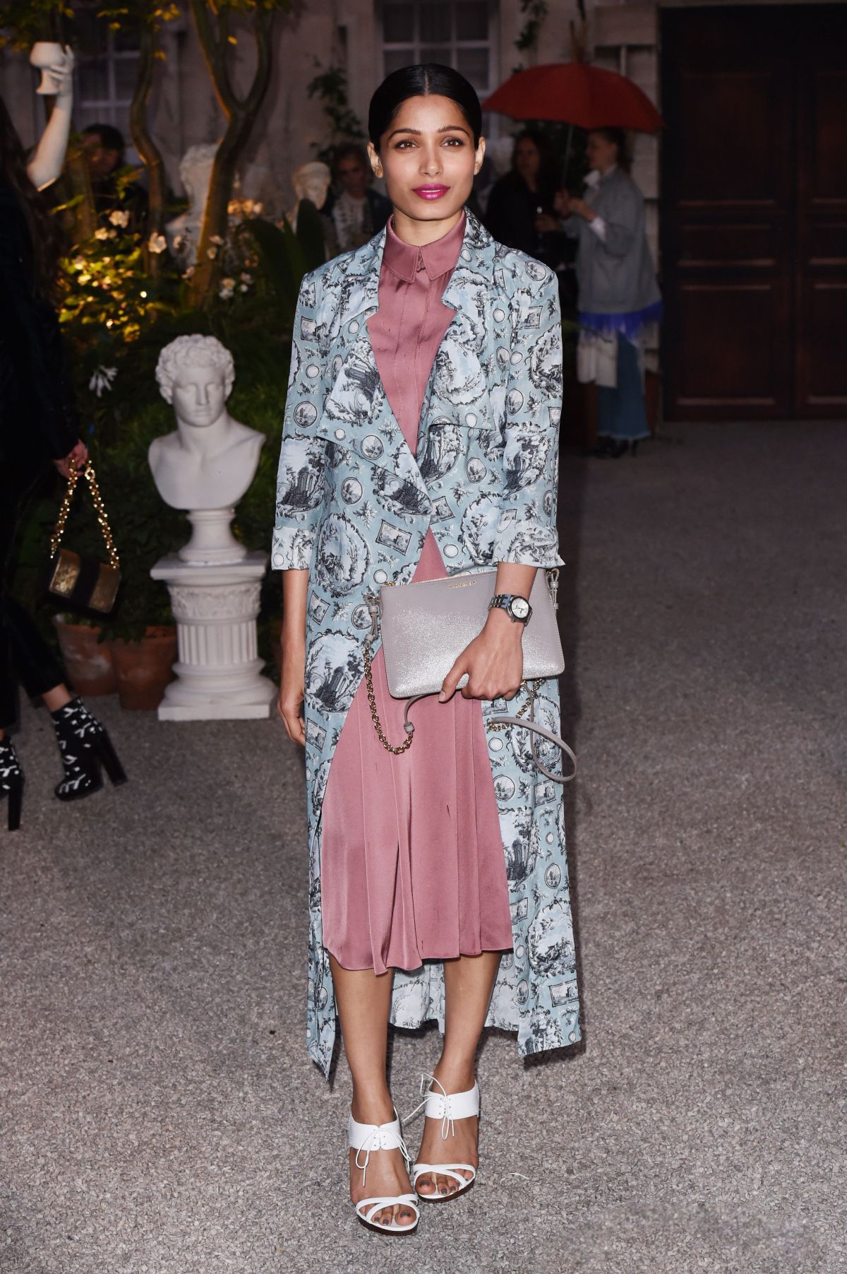 FREIDA PINTO at Burberry Fashion Show at London Fashion Week 09/19/2016 ...