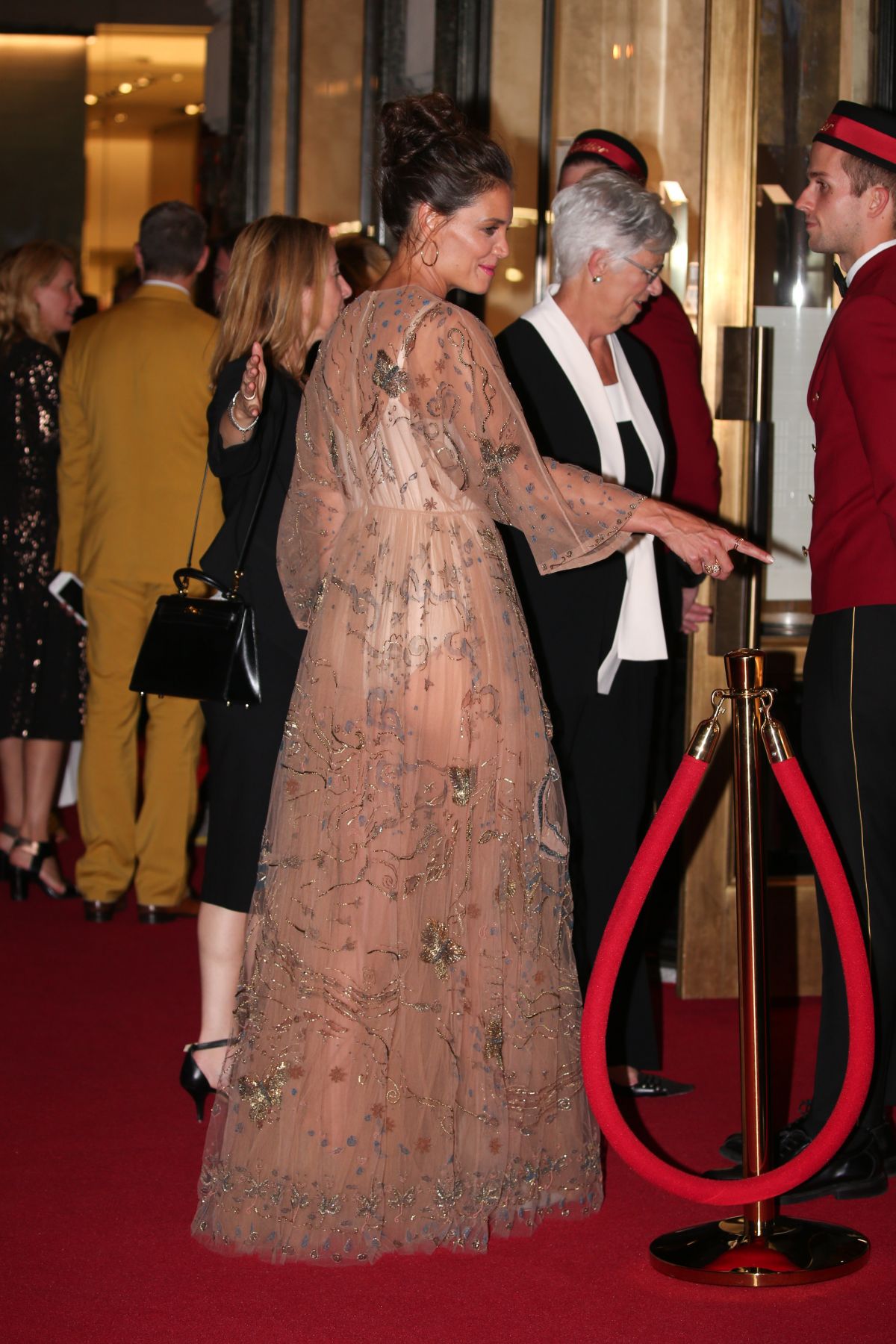 KATIE HOLMES at Cartier Store Grand Reopening on Fifth Avenue in New ...