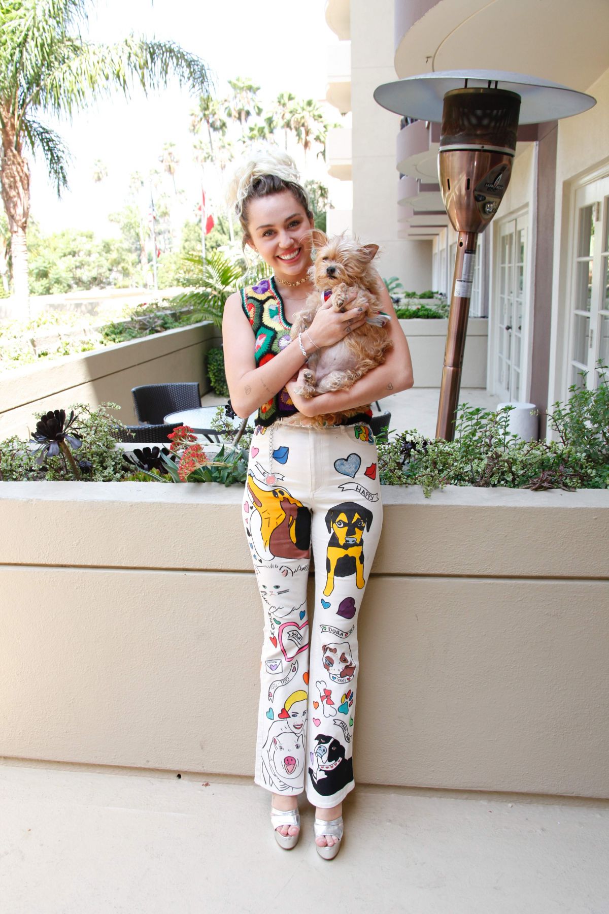 MILEY CYRUS at ‘Crisis in Six Scenes’ Press Conference in Los Angeles ...
