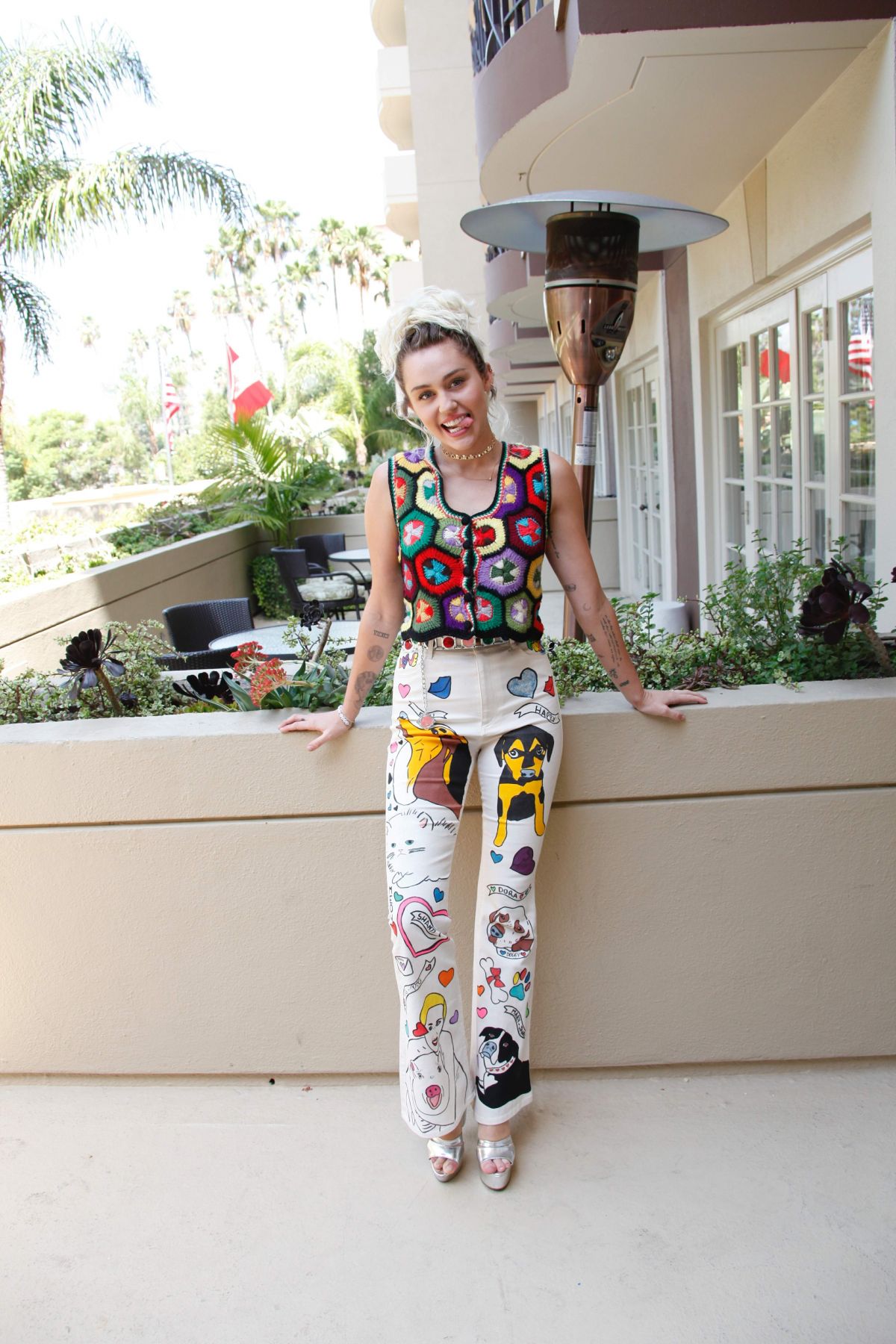 MILEY CYRUS at ‘Crisis in Six Scenes’ Press Conference in Los Angeles ...