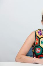 MILEY CYRUS at ‘Crisis in Six Scenes’ Press Conference in Los Angeles ...