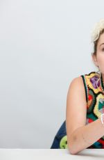 MILEY CYRUS at ‘Crisis in Six Scenes’ Press Conference in Los Angeles ...