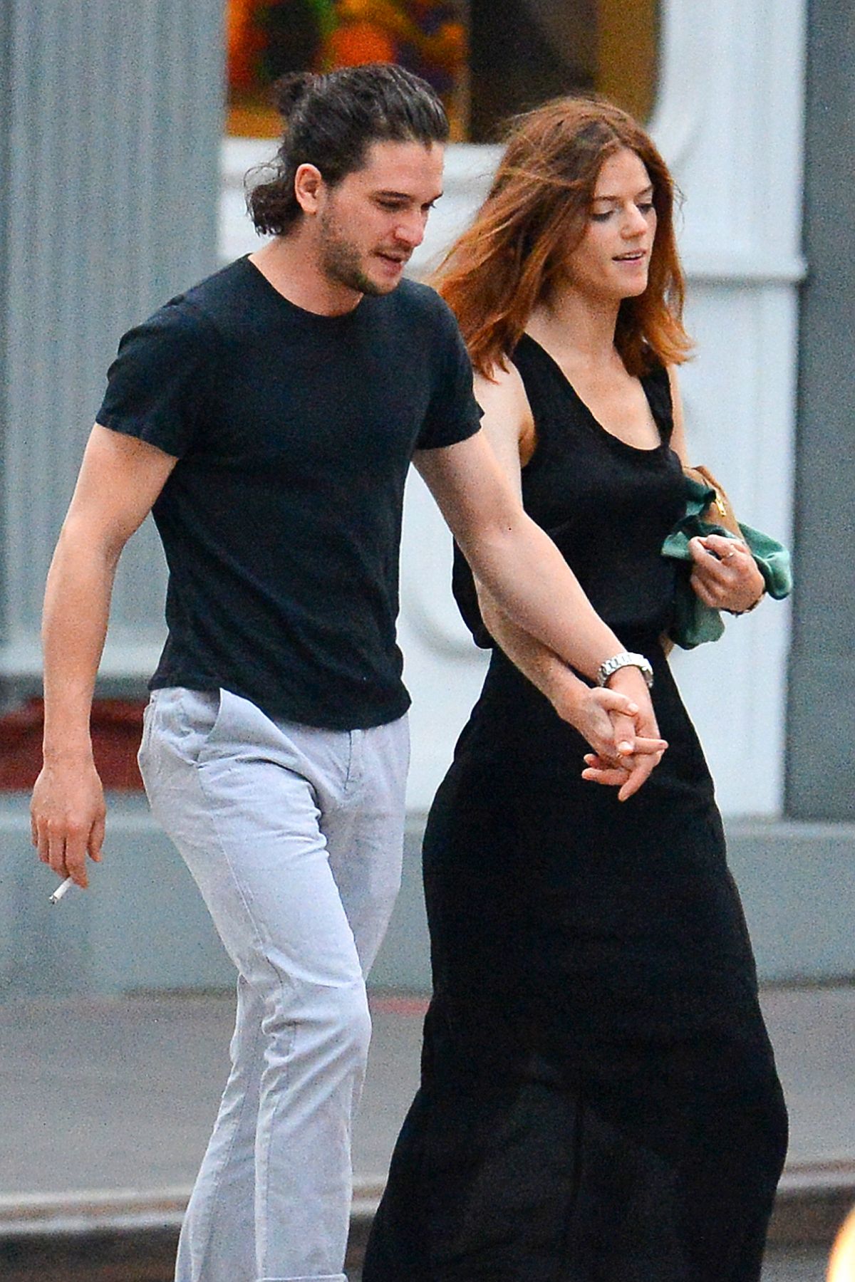 ROSE LESLIE and Kit Harington Out in New York 09/01/2016 – HawtCelebs