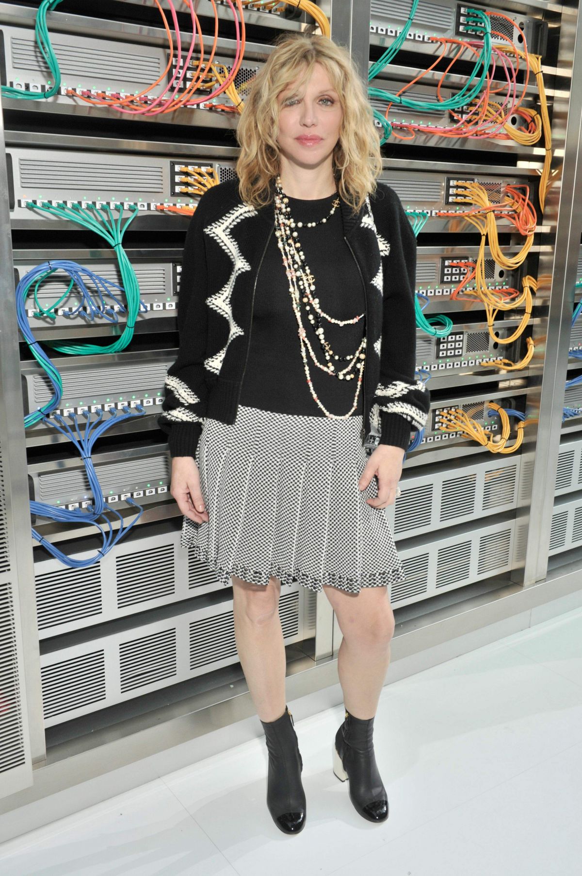 COURTNEY LOVE at Chanel Frontrow at Paris Fashion Week 10/04/2016 ...