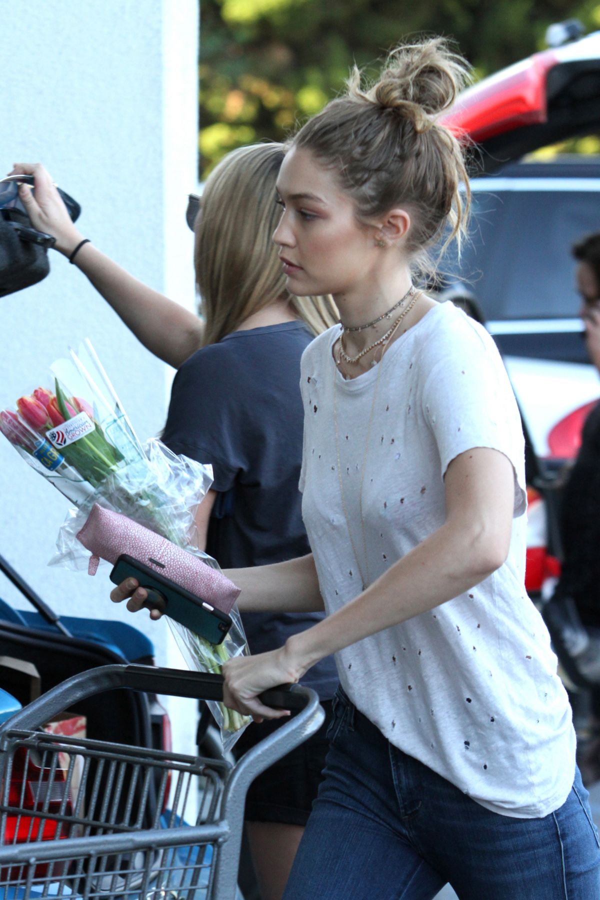 GIGI HADID Out Shopping at Bristol Farms in Beverly Hills 10/22/2016 ...