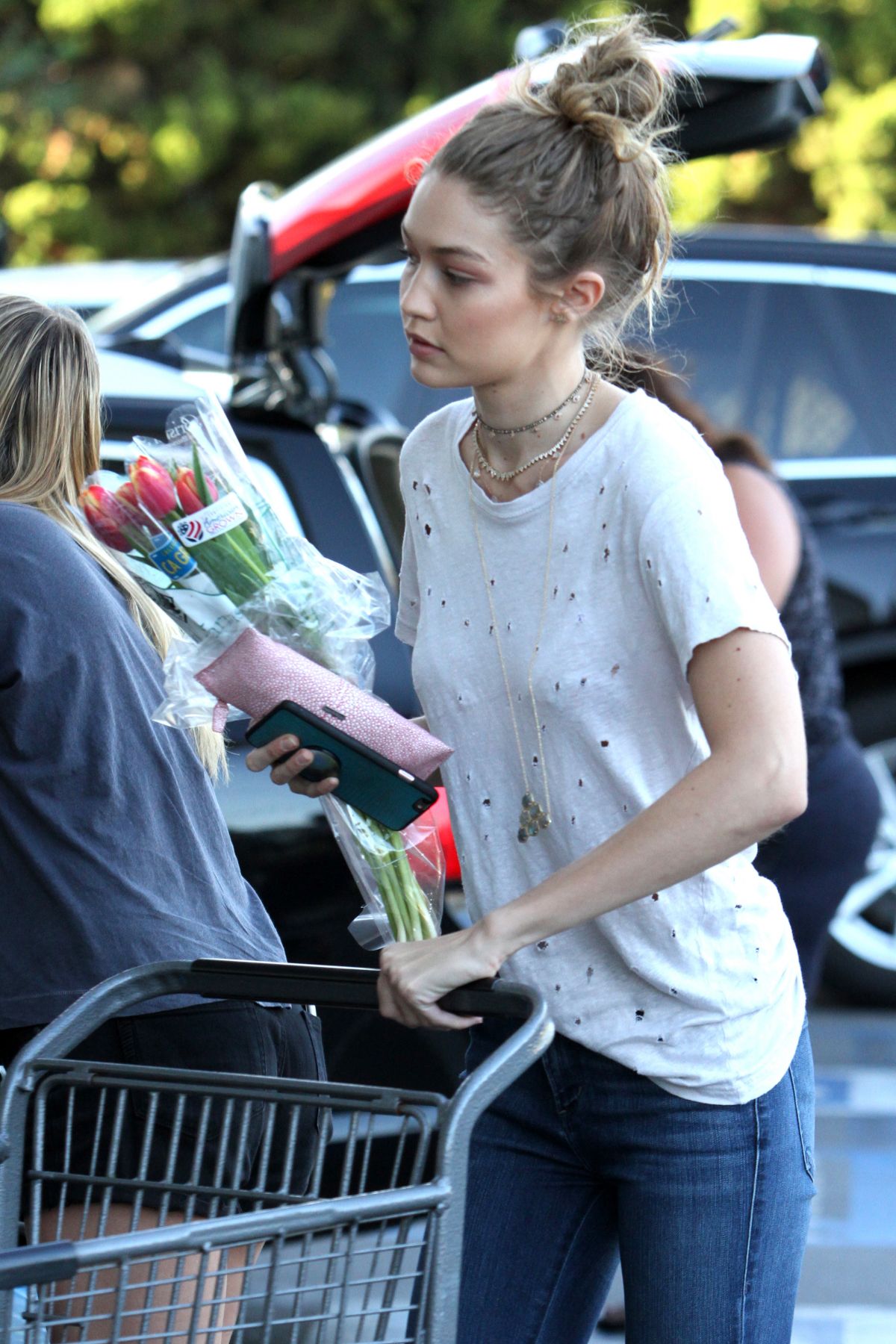 GIGI HADID Out Shopping at Bristol Farms in Beverly Hills 10/22/2016 ...