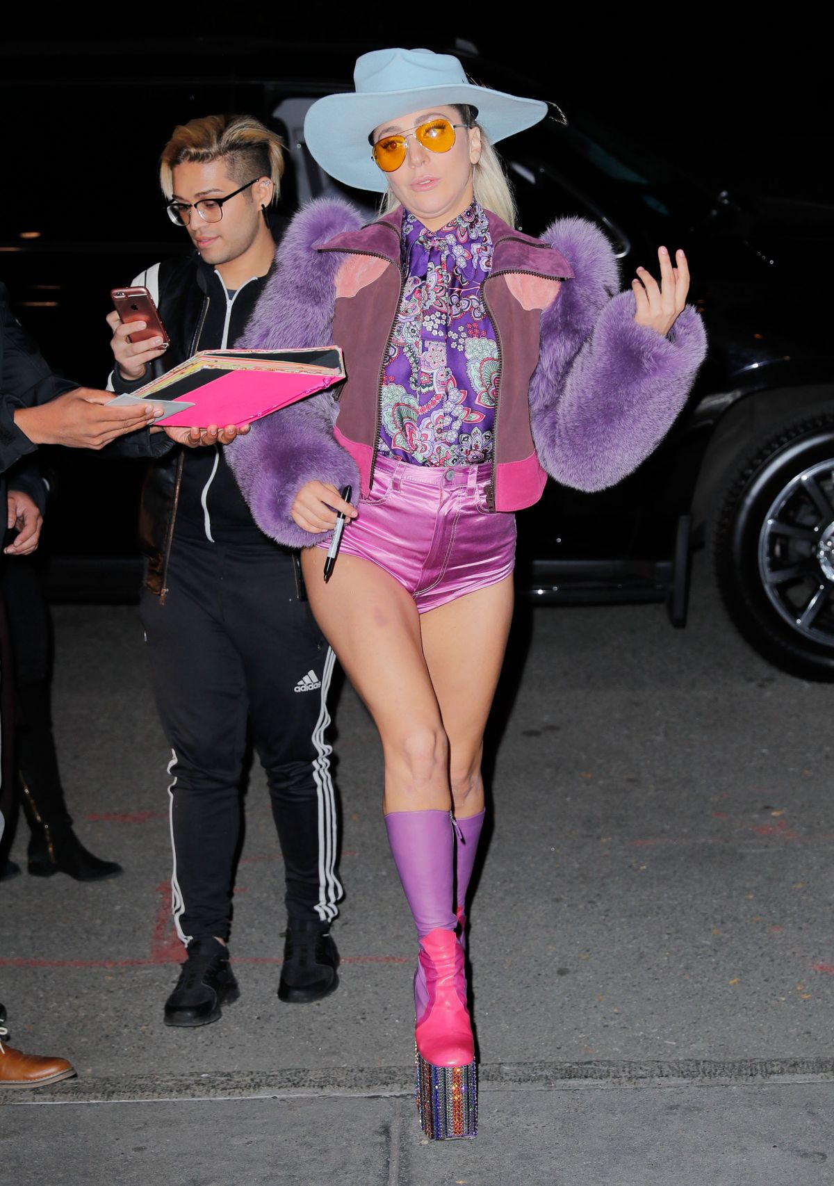 LADY GAGA Leaves ‘Saturday Night Live’ in New York 10/22/2016 – HawtCelebs
