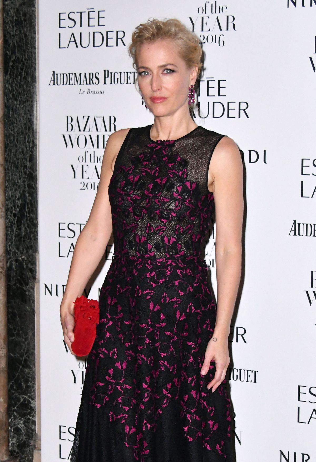 GILLIAN ANDERSON at Harper’s Bazaar Women of the Year Awards in London ...