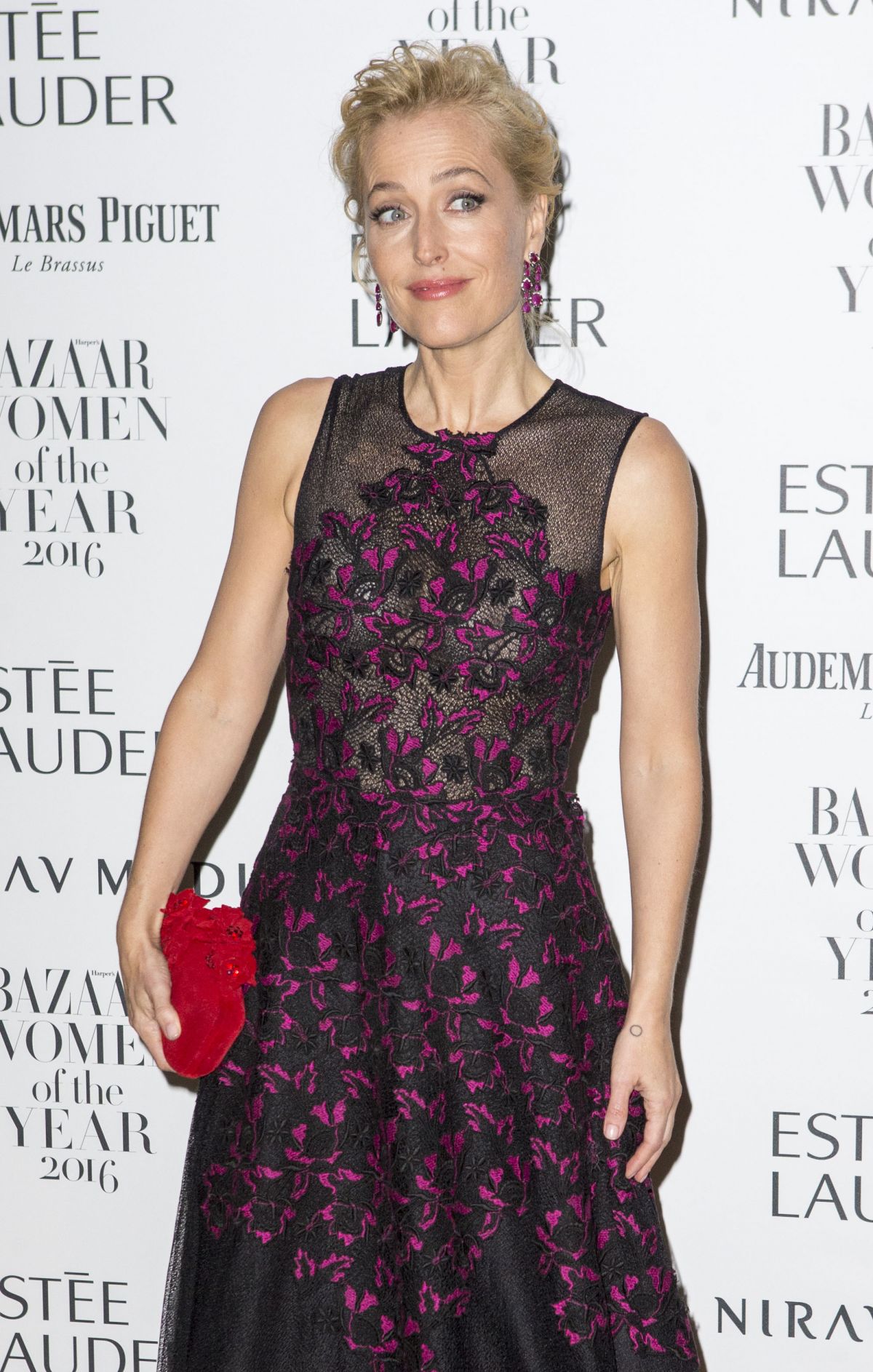 GILLIAN ANDERSON at Harper’s Bazaar Women of the Year Awards in London ...
