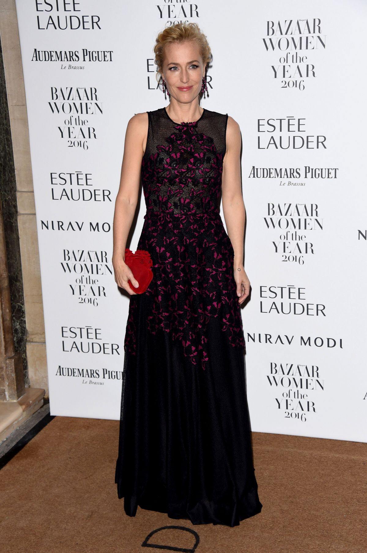GILLIAN ANDERSON at Harper’s Bazaar Women of the Year Awards in London ...