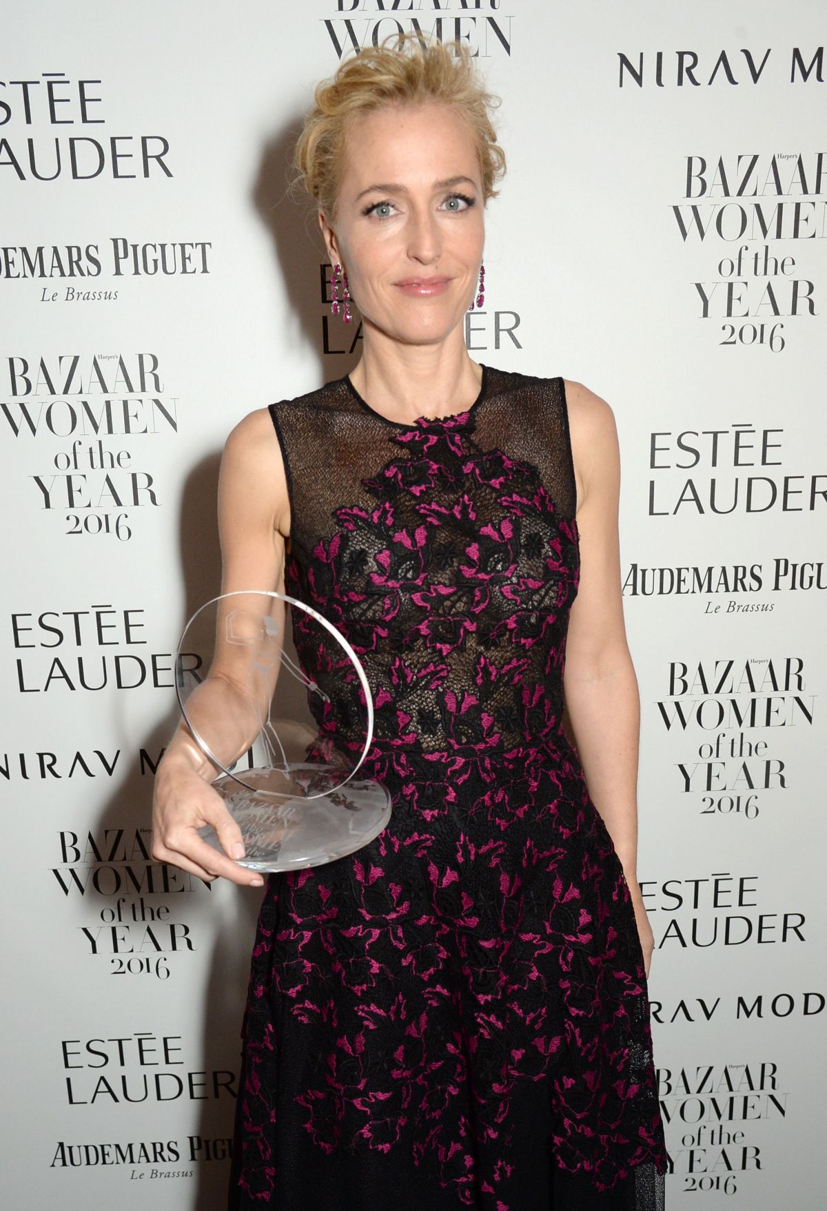 GILLIAN ANDERSON at Harper’s Bazaar Women of the Year Awards in London ...