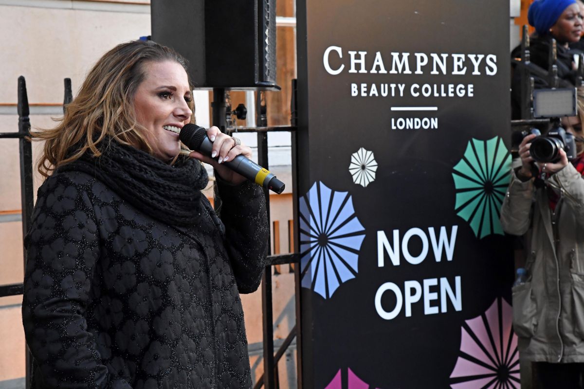 SAM BAILEY at Champneys Beauty College Launch in London 11/25/2016 ...