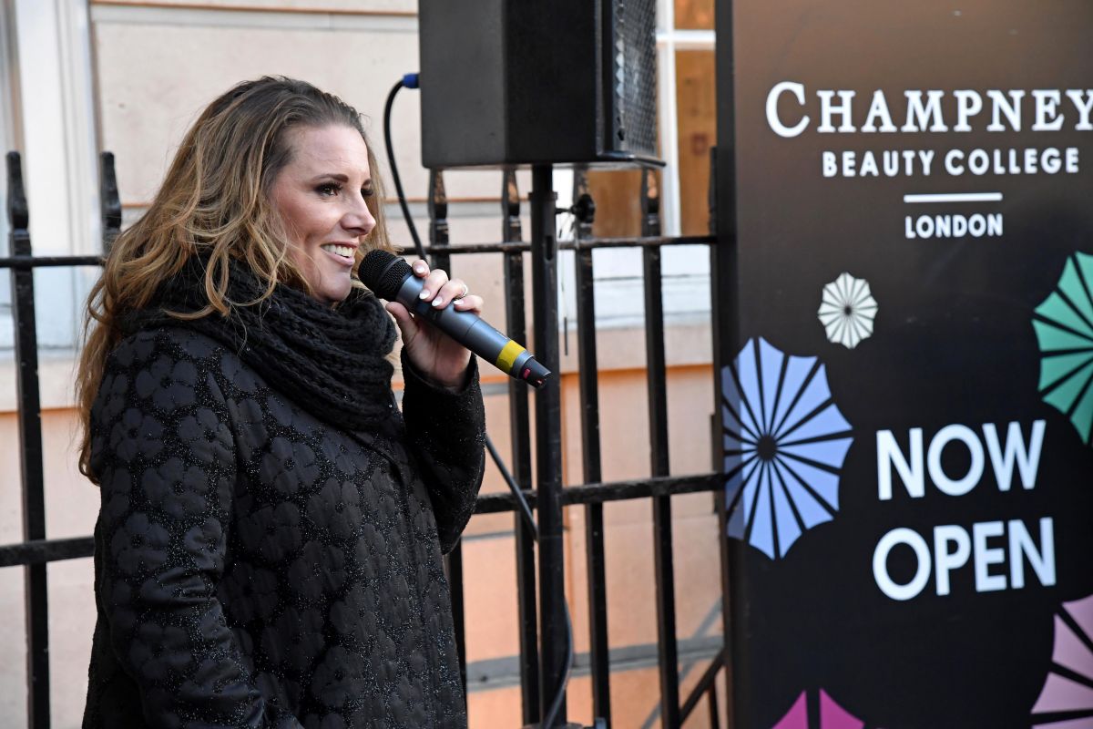 SAM BAILEY at Champneys Beauty College Launch in London 11/25/2016 ...