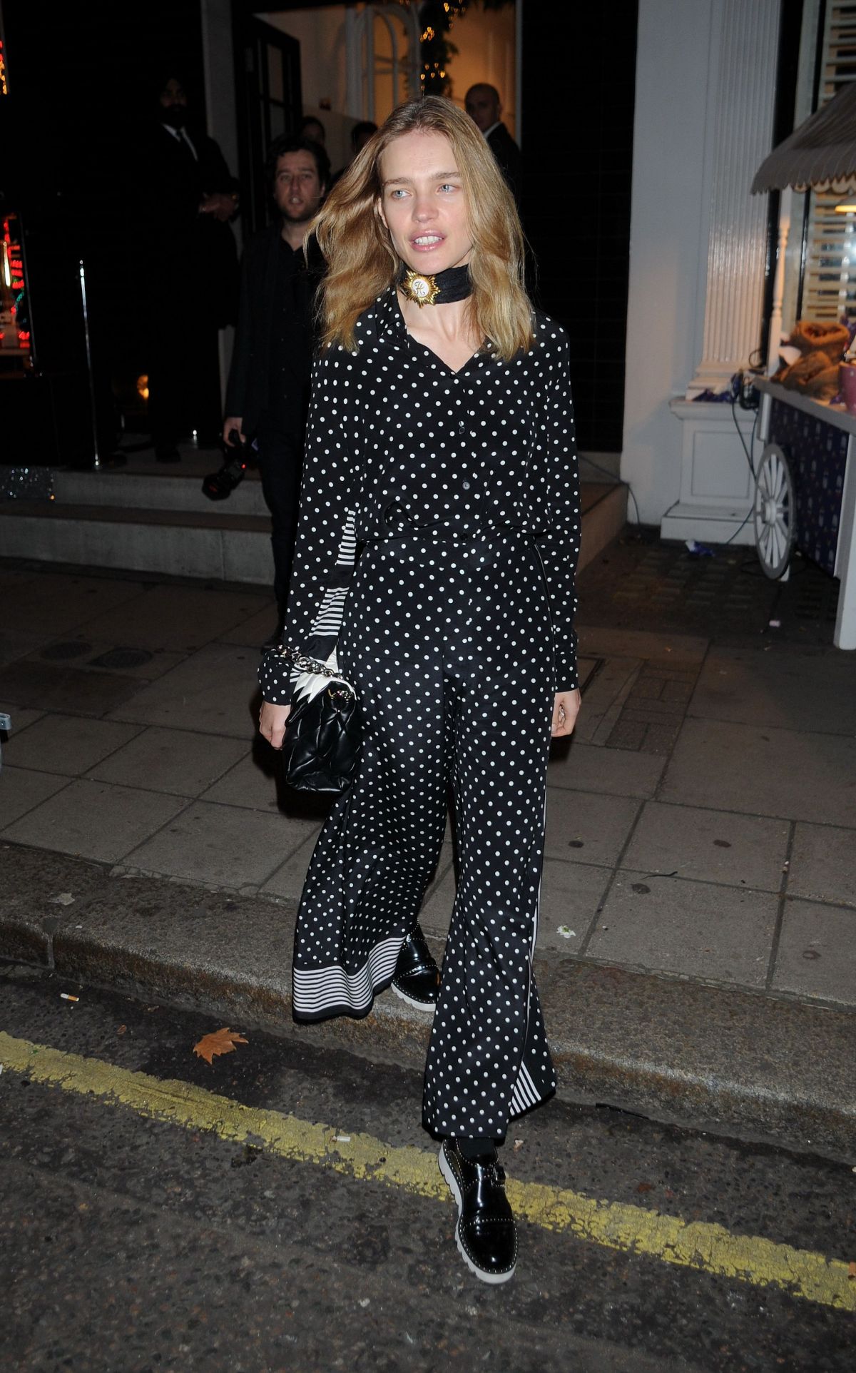 NATALIA VODIANOVA at Stella McCartney Store Christmas Lights Ceremony ...