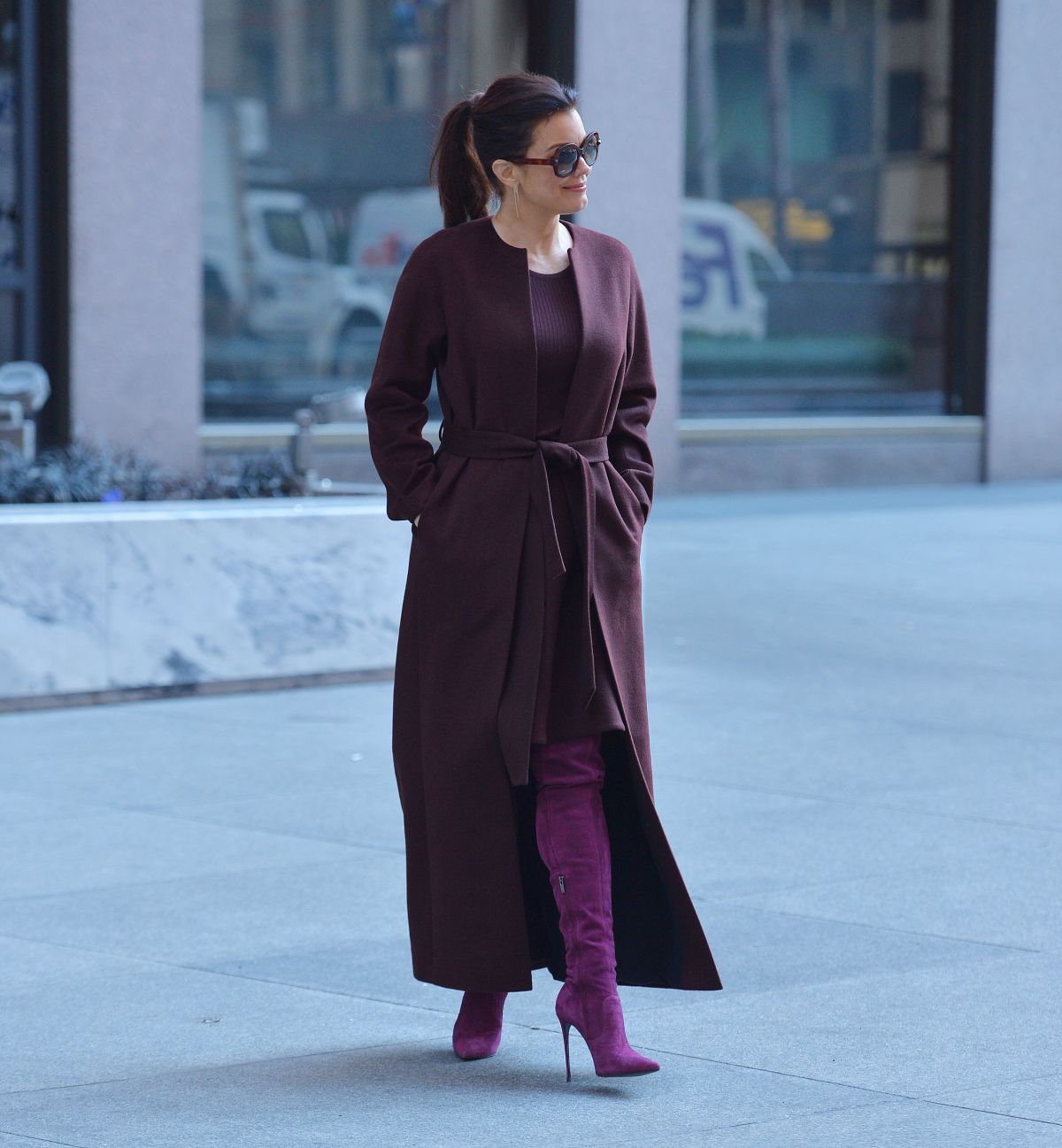 BELLAMY YOUNG Out and About in New York 01/25/2017 – HawtCelebs