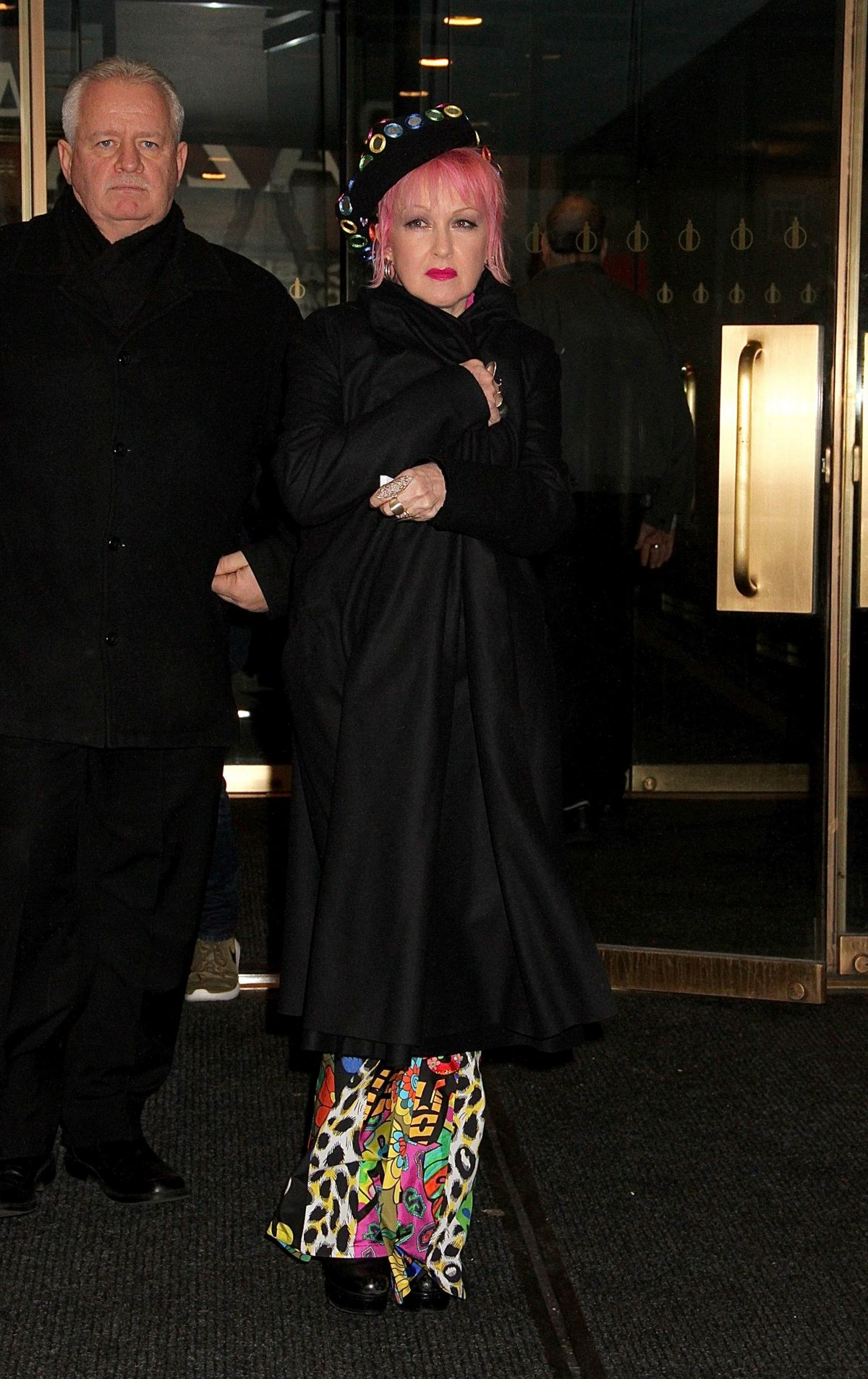CYNDI LAUPER Arrives at Access Hollywood Live in New York 01/25/2017 ...