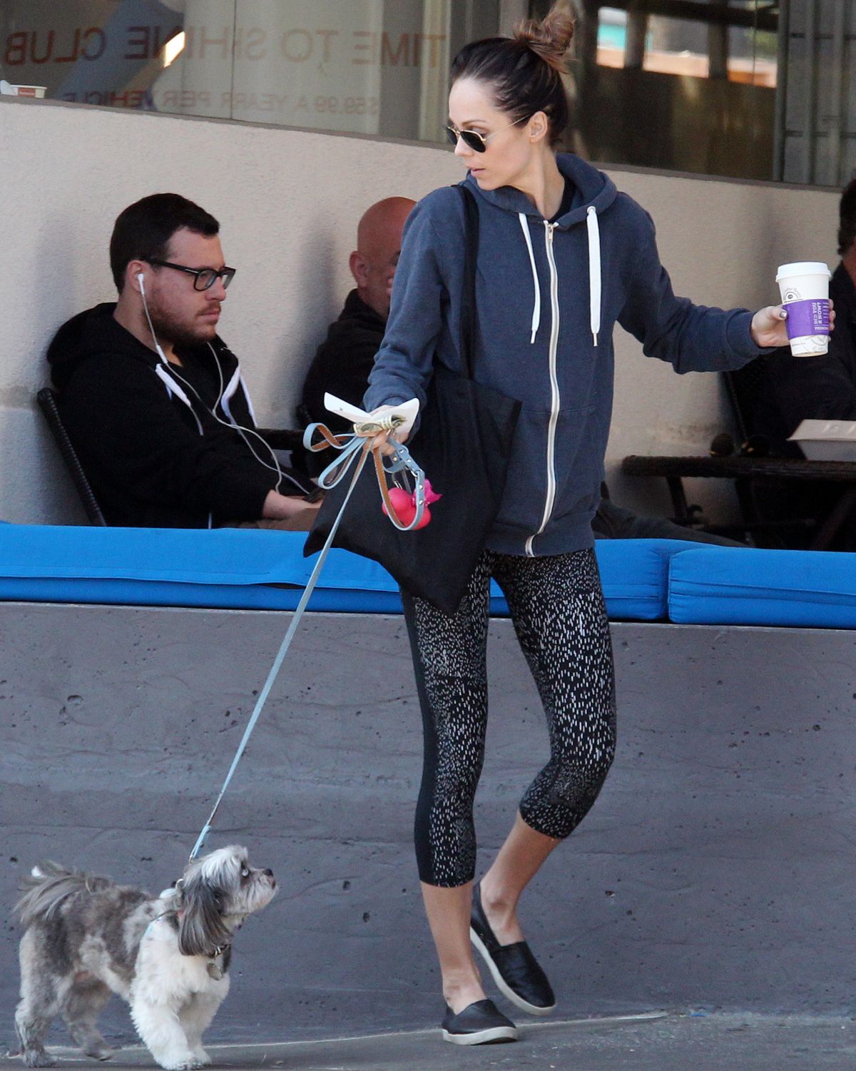 LAURA VANDERVOORT in Leggings Walks Her Dog Out in West Hollywood 01/26 ...