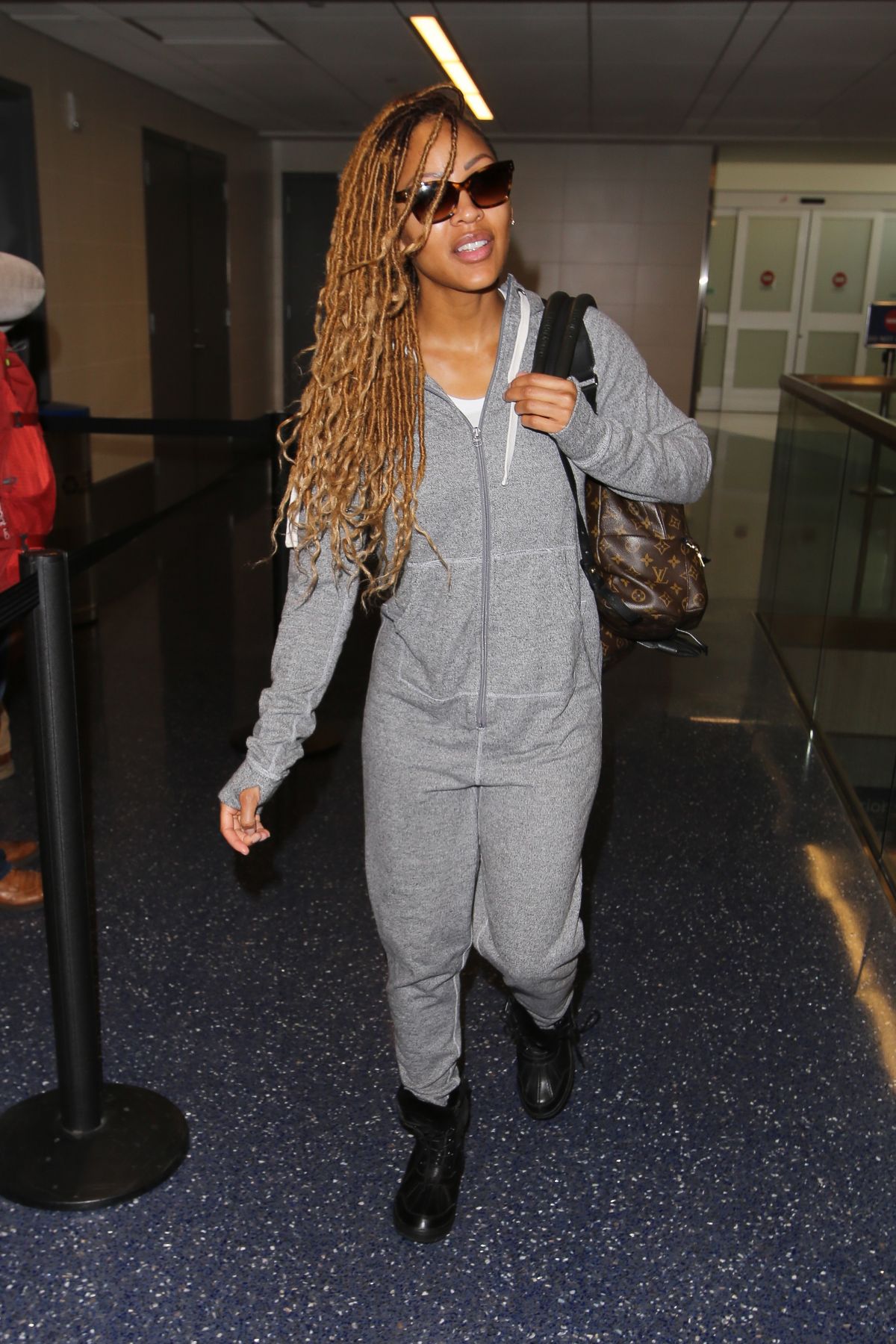 MEAGAN GOOD at LAX Airport in Los Angeles 01/18/2017 – HawtCelebs