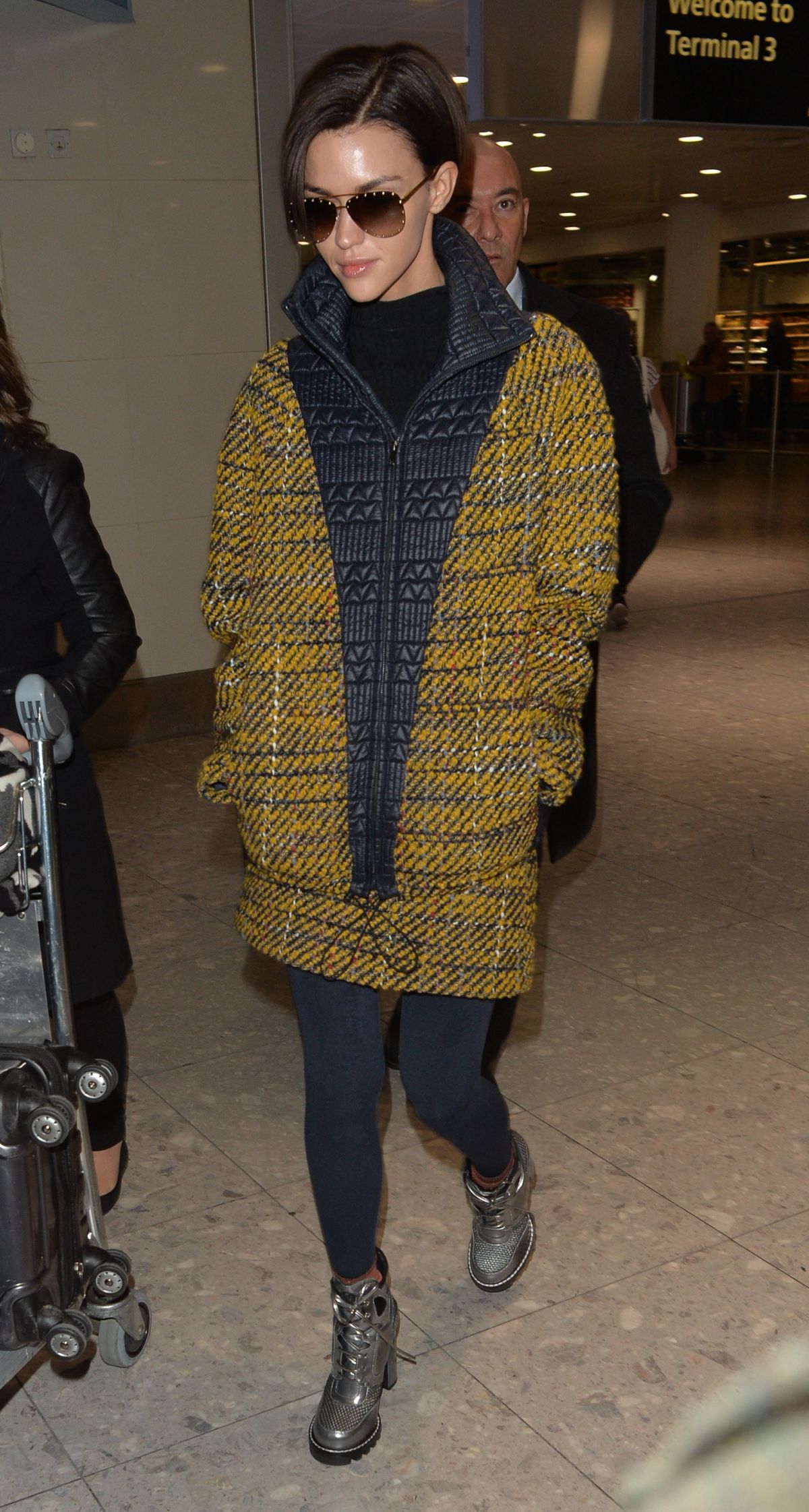 RUBY ROSE at Heathrow Airport in London 01/10/2017 – HawtCelebs