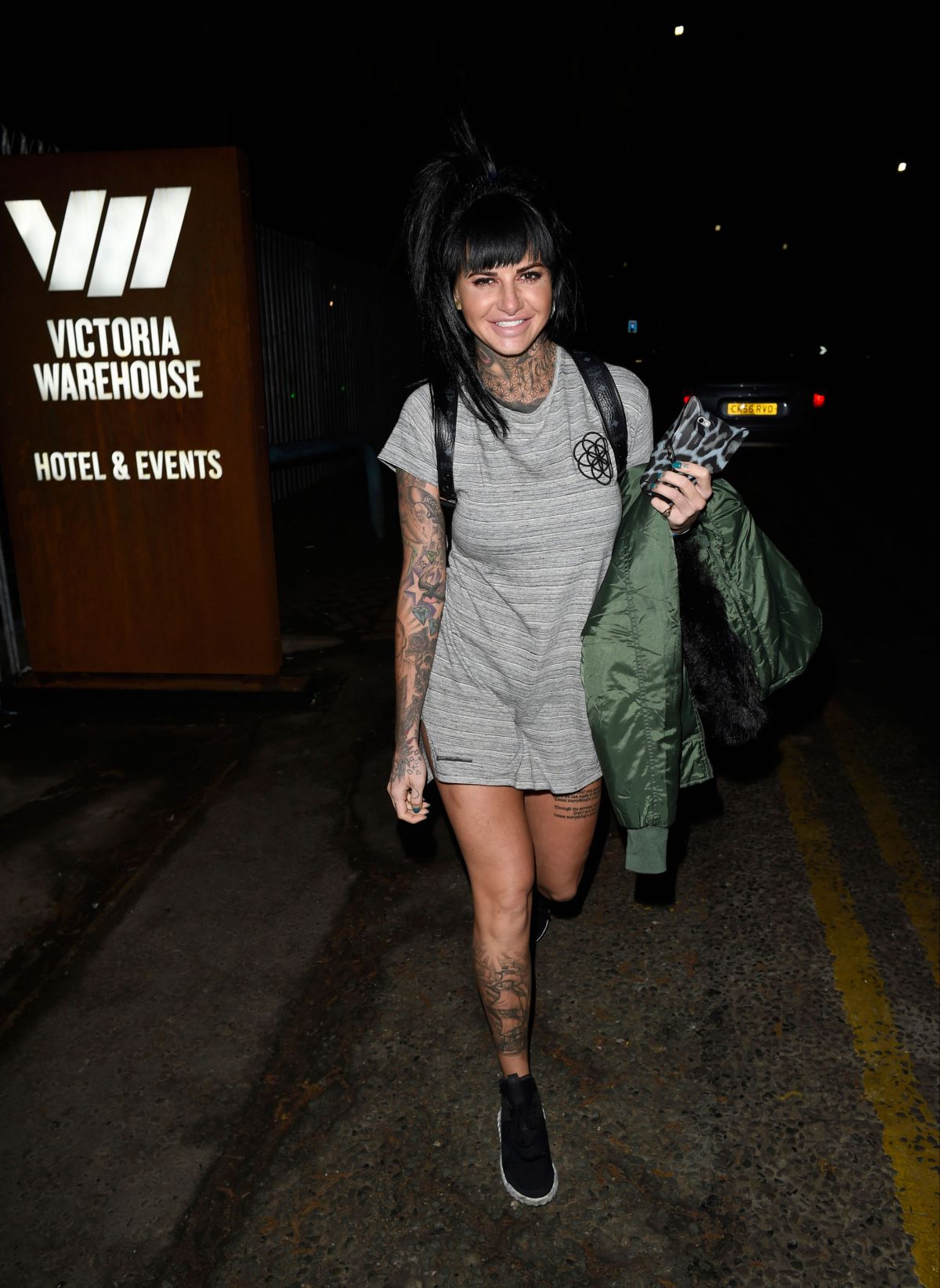 JEMMA LUCY Leaves Victoria Warehouse in Manchester 02/19/2017 – HawtCelebs