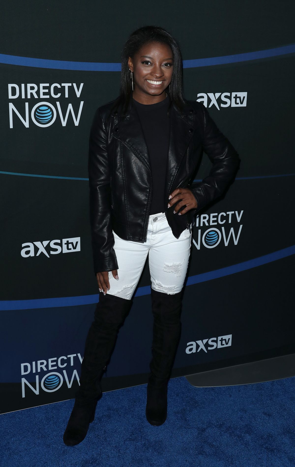 SIMONE BILES at 2017 Directv Now Super Saturday Night Concert in ...