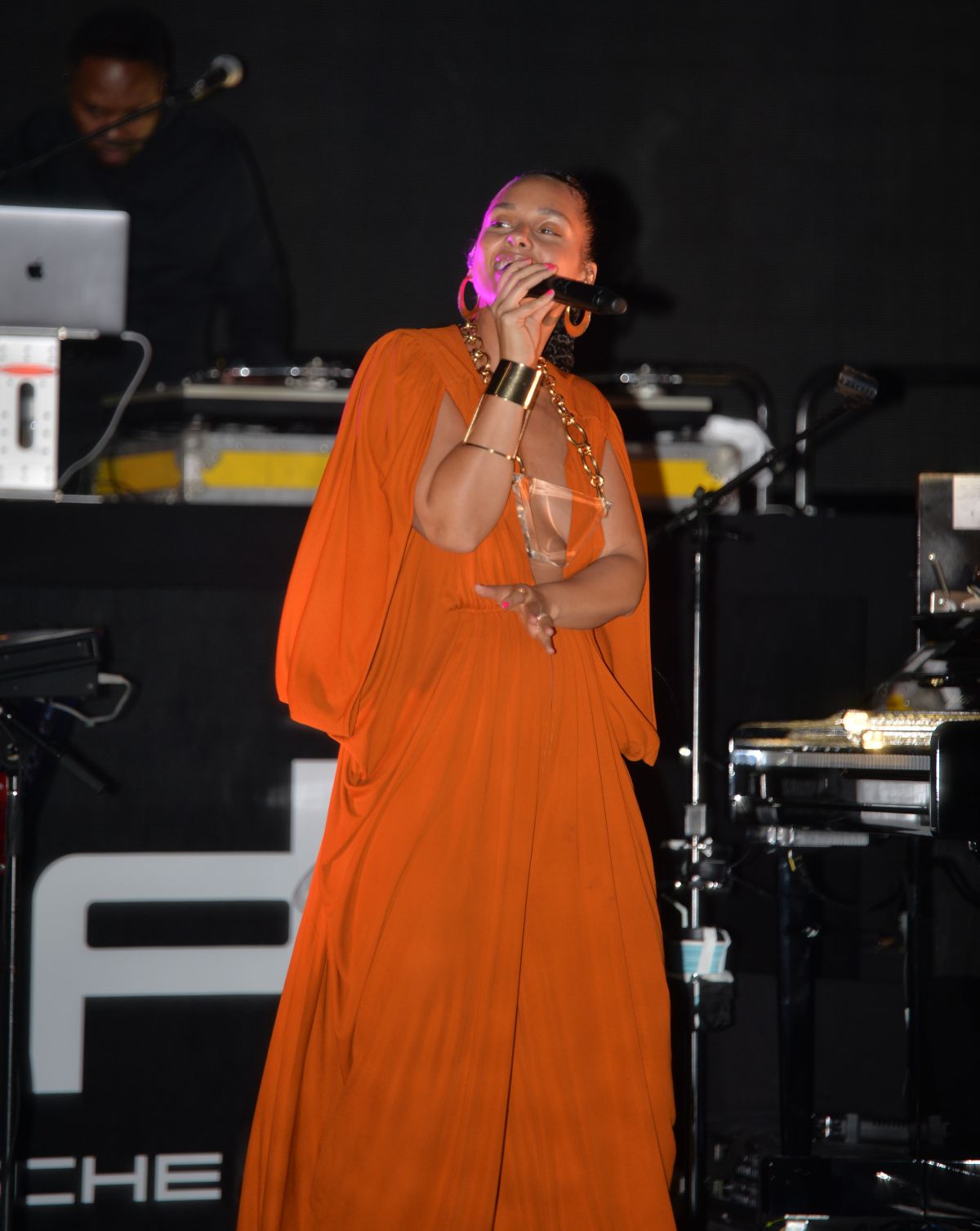 ALICIA KEYS Performs at Porsche Design Tower Miami in Sunny Isles 03/18 ...