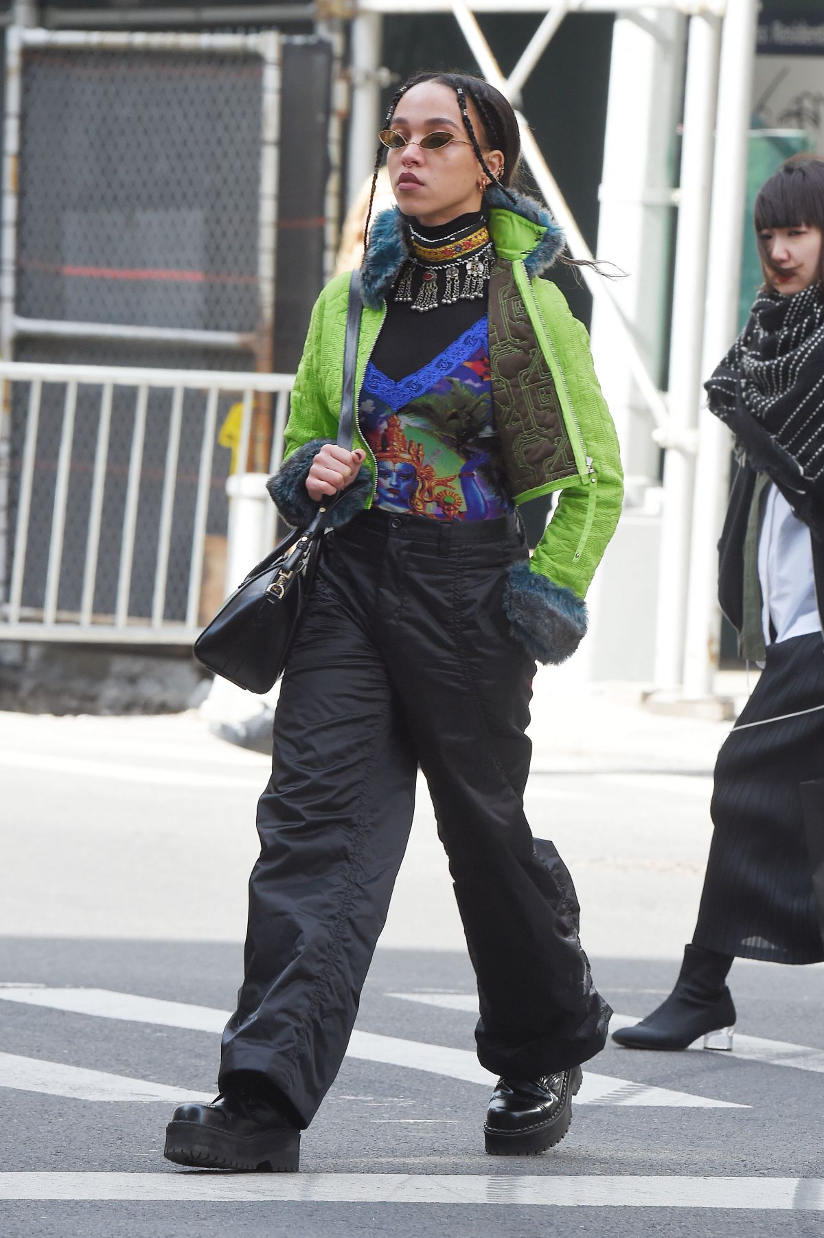 FKA TWIGS Out and About in New York 03/03/2017 – HawtCelebs