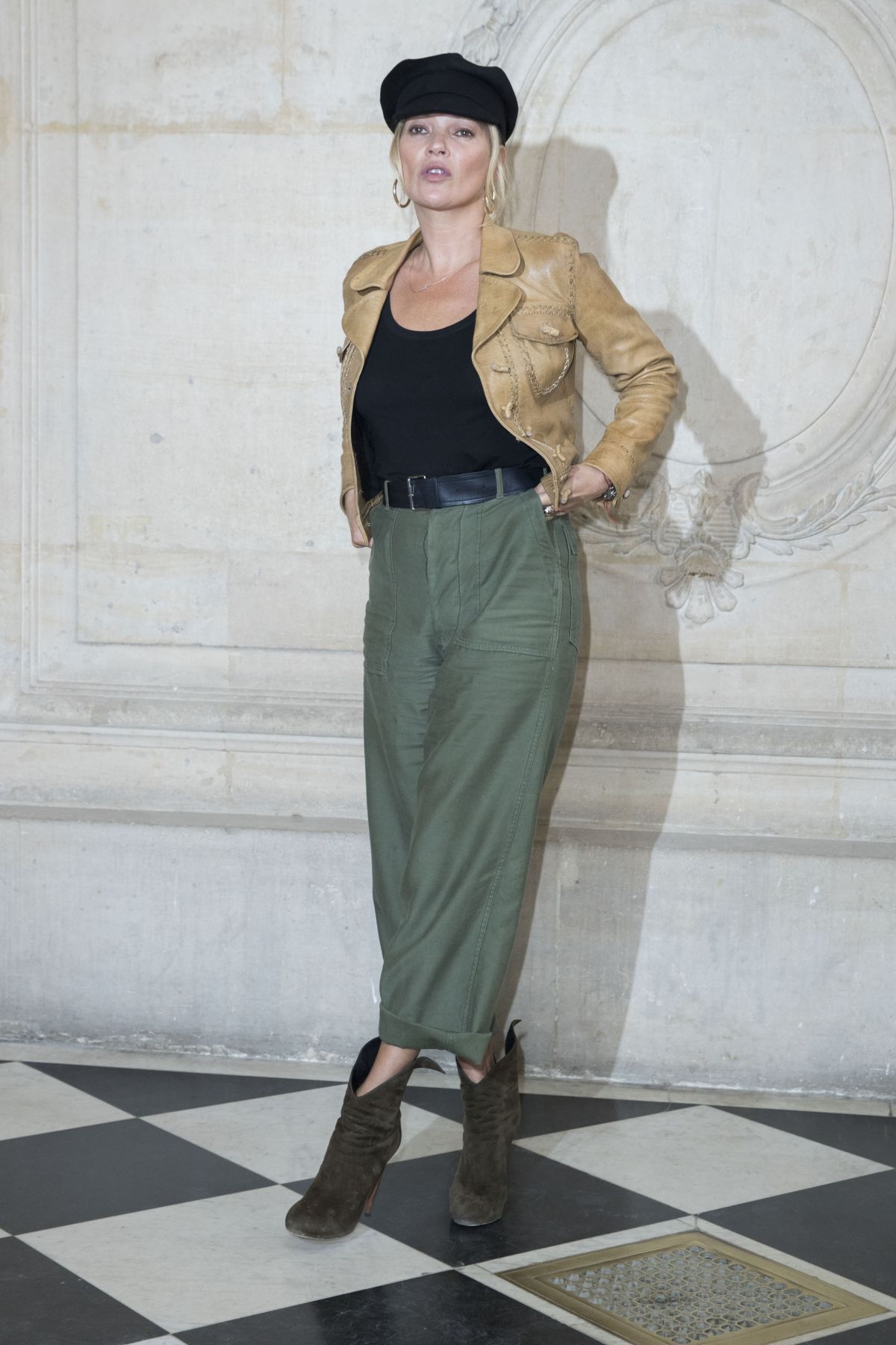 KATE MOSS at Christian Dior Fashion Show in Paris 03/03/2017 – HawtCelebs