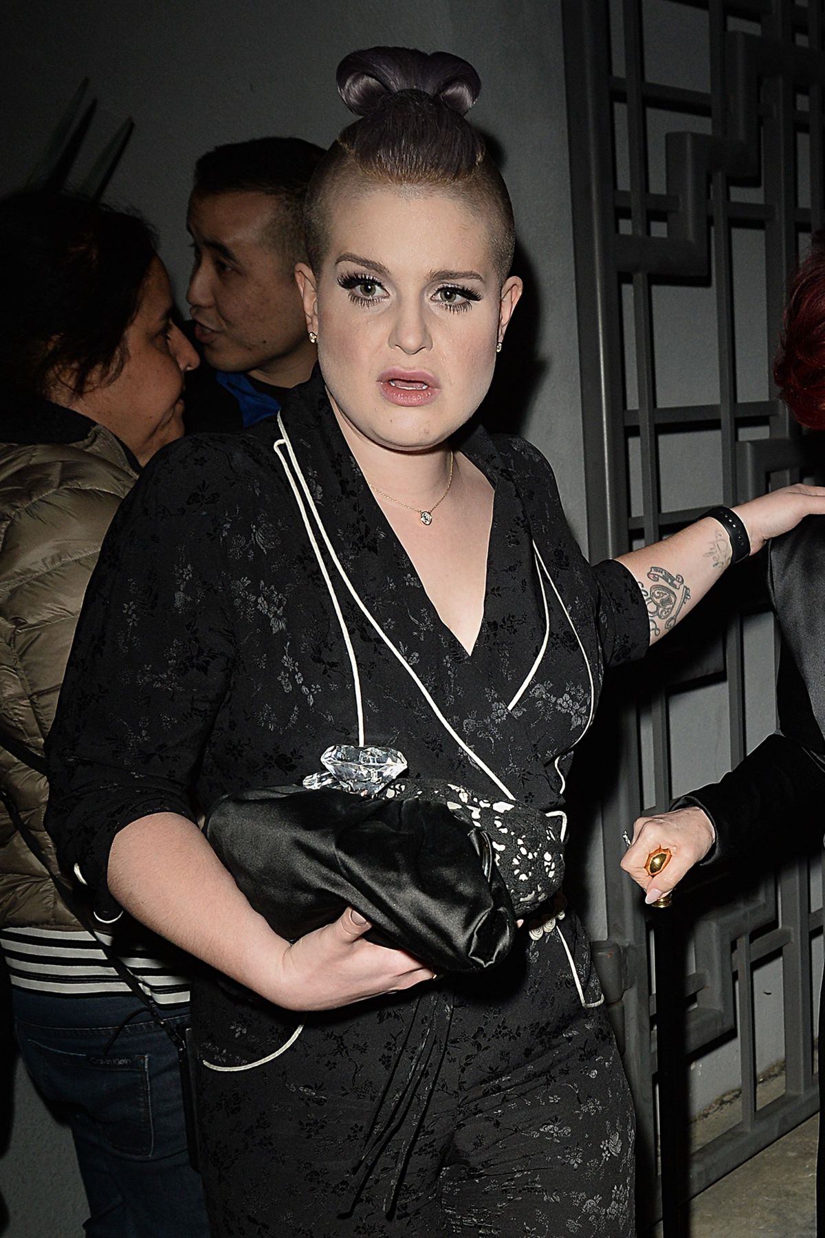 KELLY and SHARON OSBOURNE at Elton John’s 70th Birthday Party in Los ...