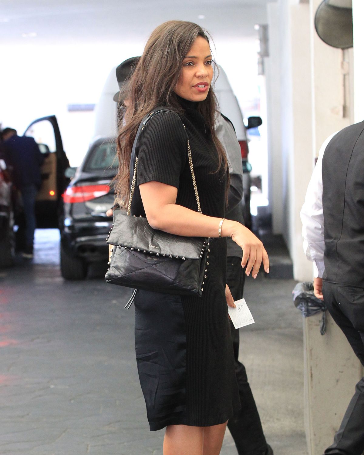 SANAA LATHAN Out for Lunch at Brian Grazer in Beverly Hills 03/24/2017 ...