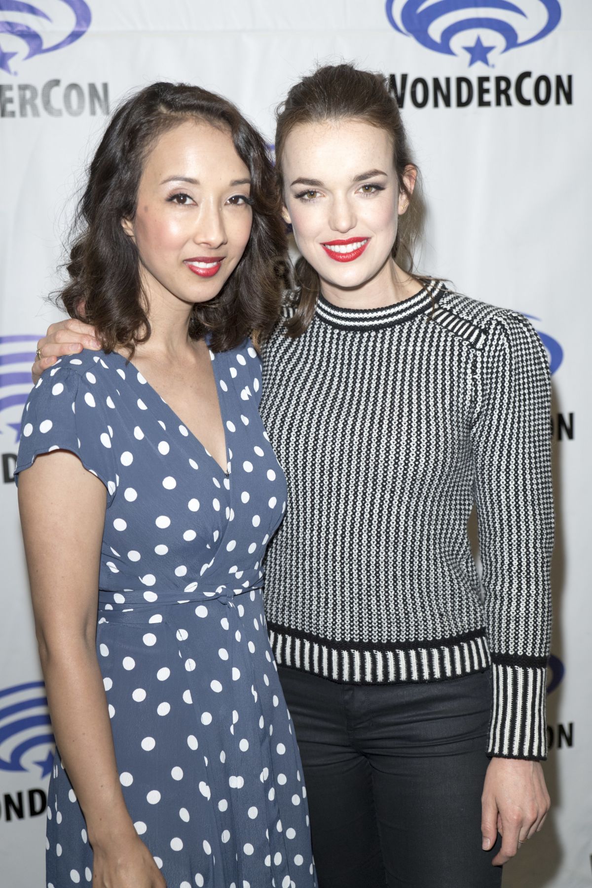 ELIZABETH HENSTRIDGE at Agents of S.H.I.E.L.D. Press Room at WonderCom ...