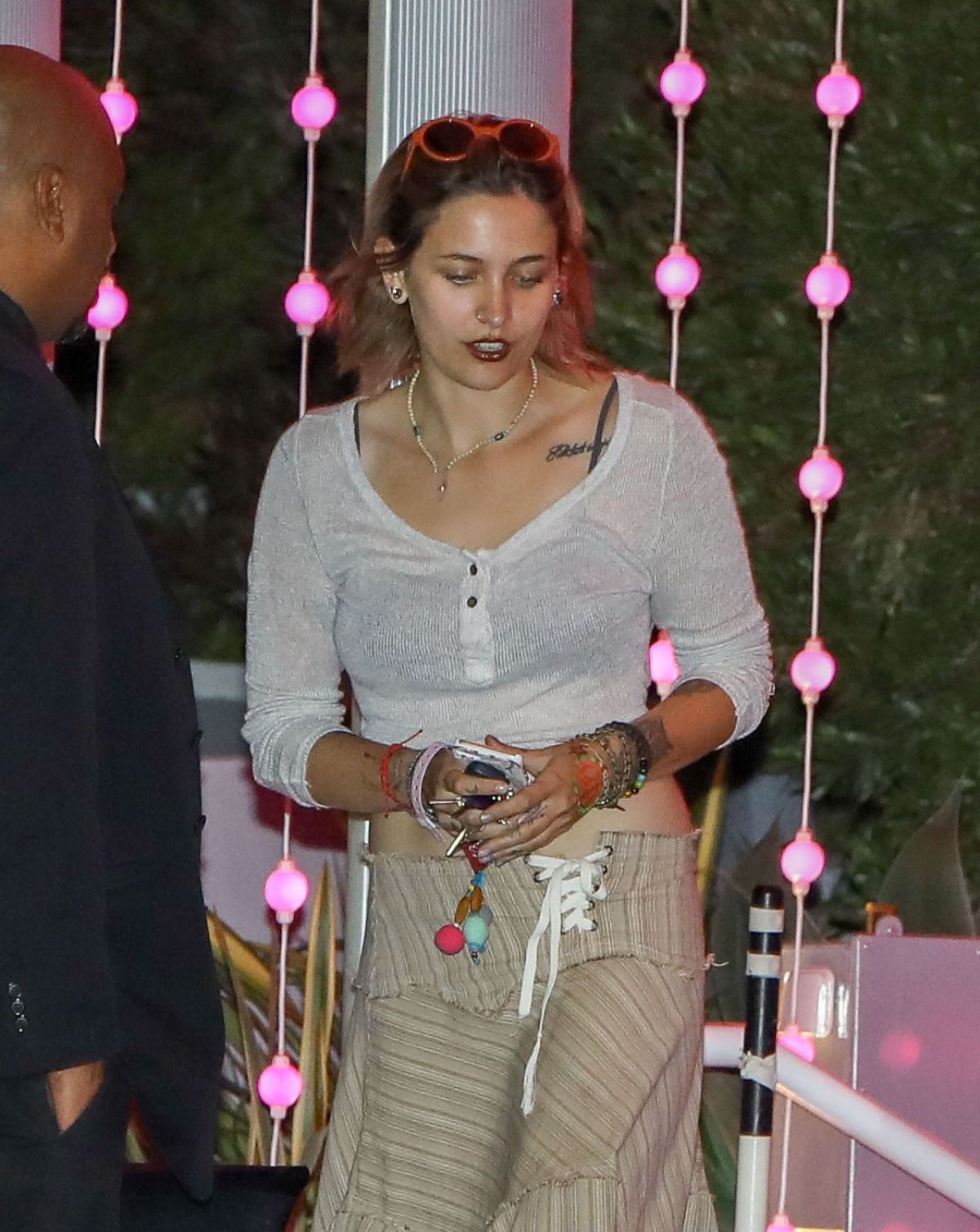 PARIS JACKSON at John Mayer’s Concert at The Forum in Inglewood 04/21 ...