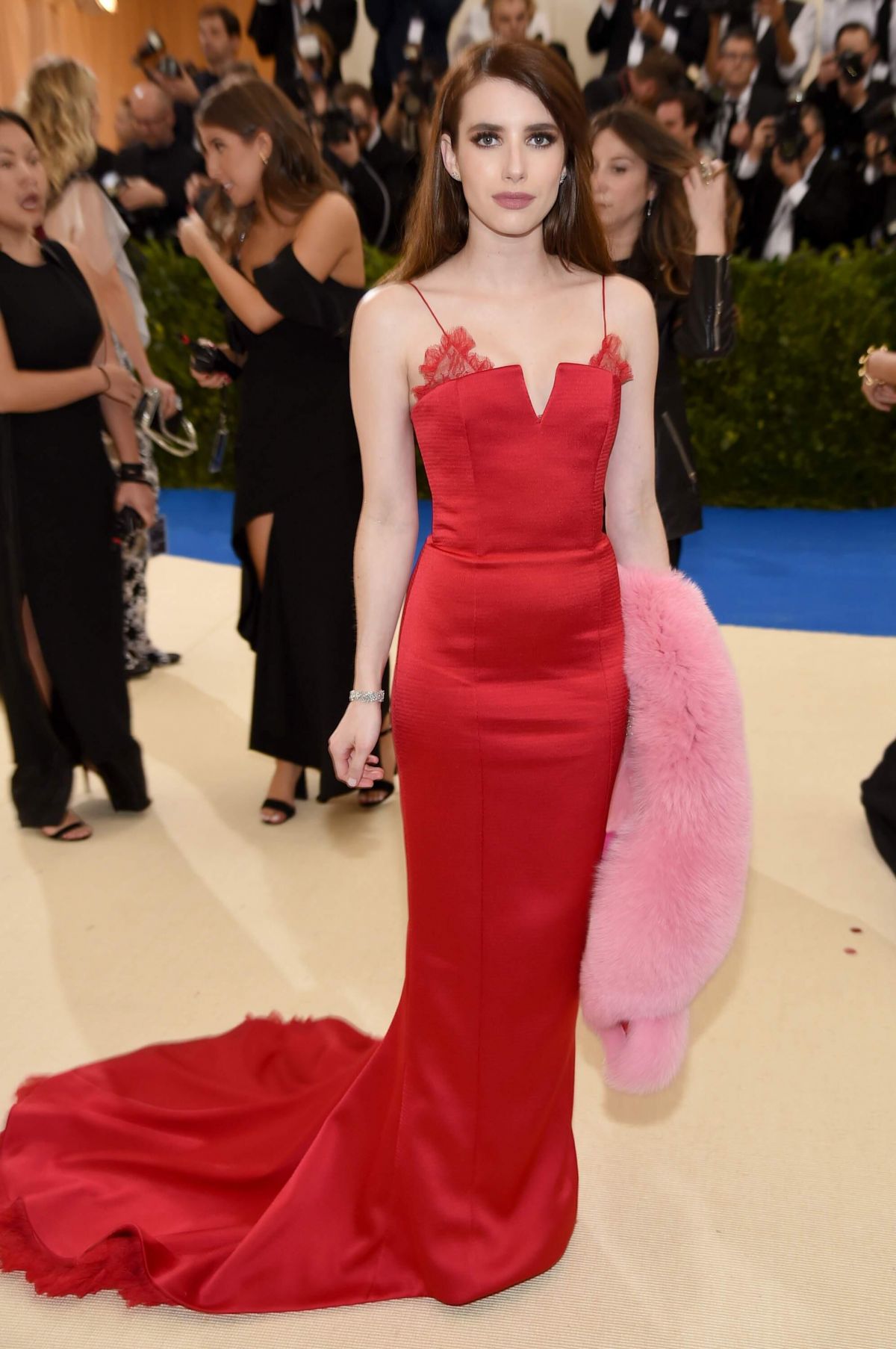 EMMA ROBERTS at 2017 MET Gala in New York 05/01/2017 – HawtCelebs
