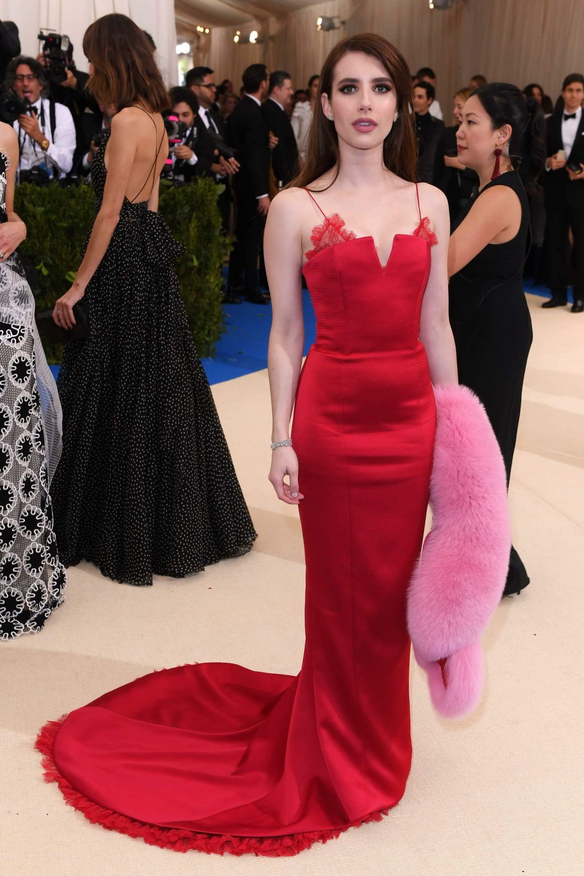 EMMA ROBERTS at 2017 MET Gala in New York 05/01/2017 – HawtCelebs