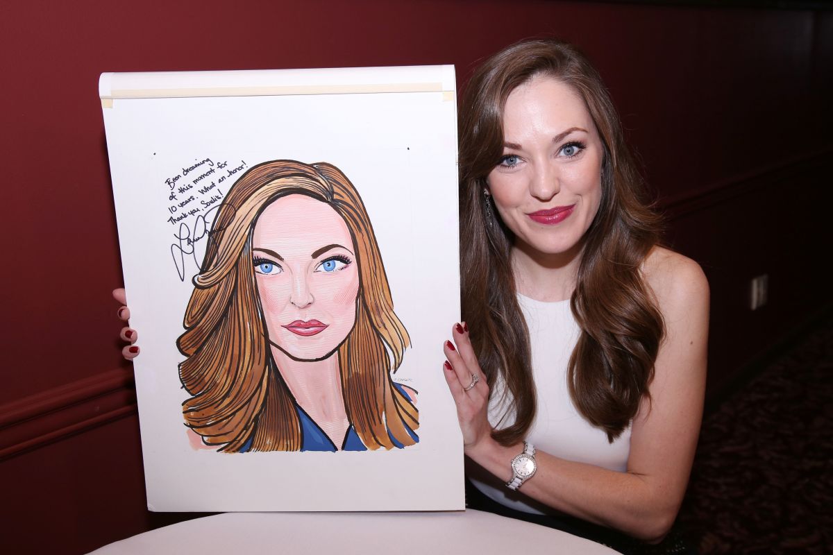 LAURA OSNES at Her Portrait Unveiling at Sardi’s in New York 05/12/2017 ...