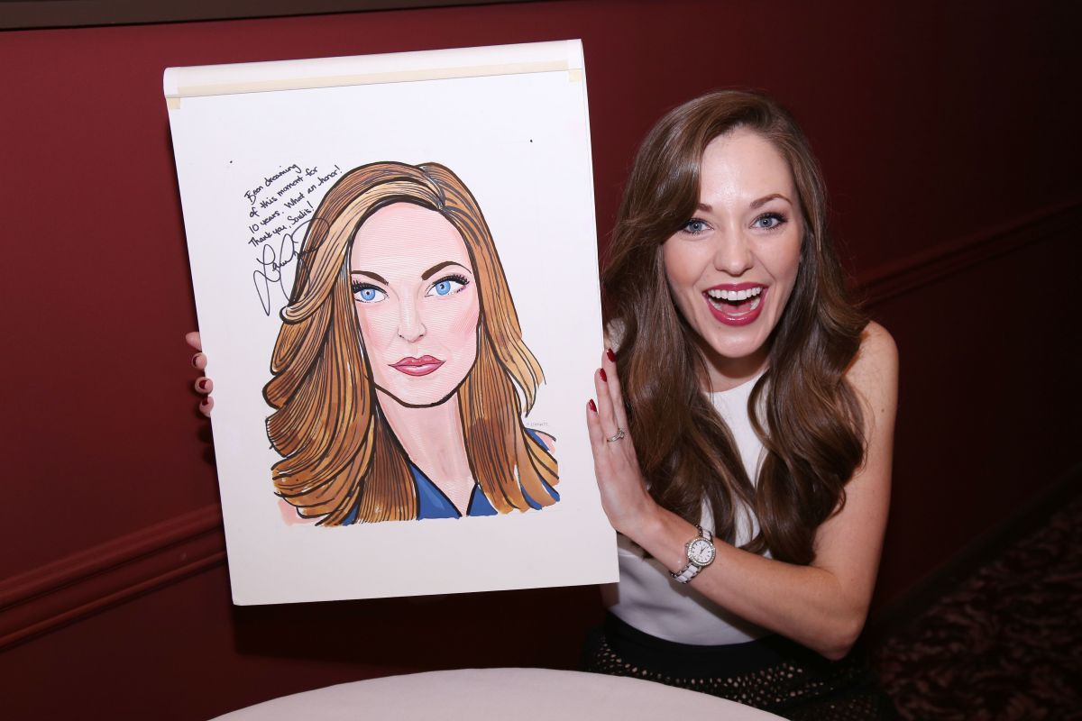 LAURA OSNES at Her Portrait Unveiling at Sardi’s in New York 05/12/2017 ...