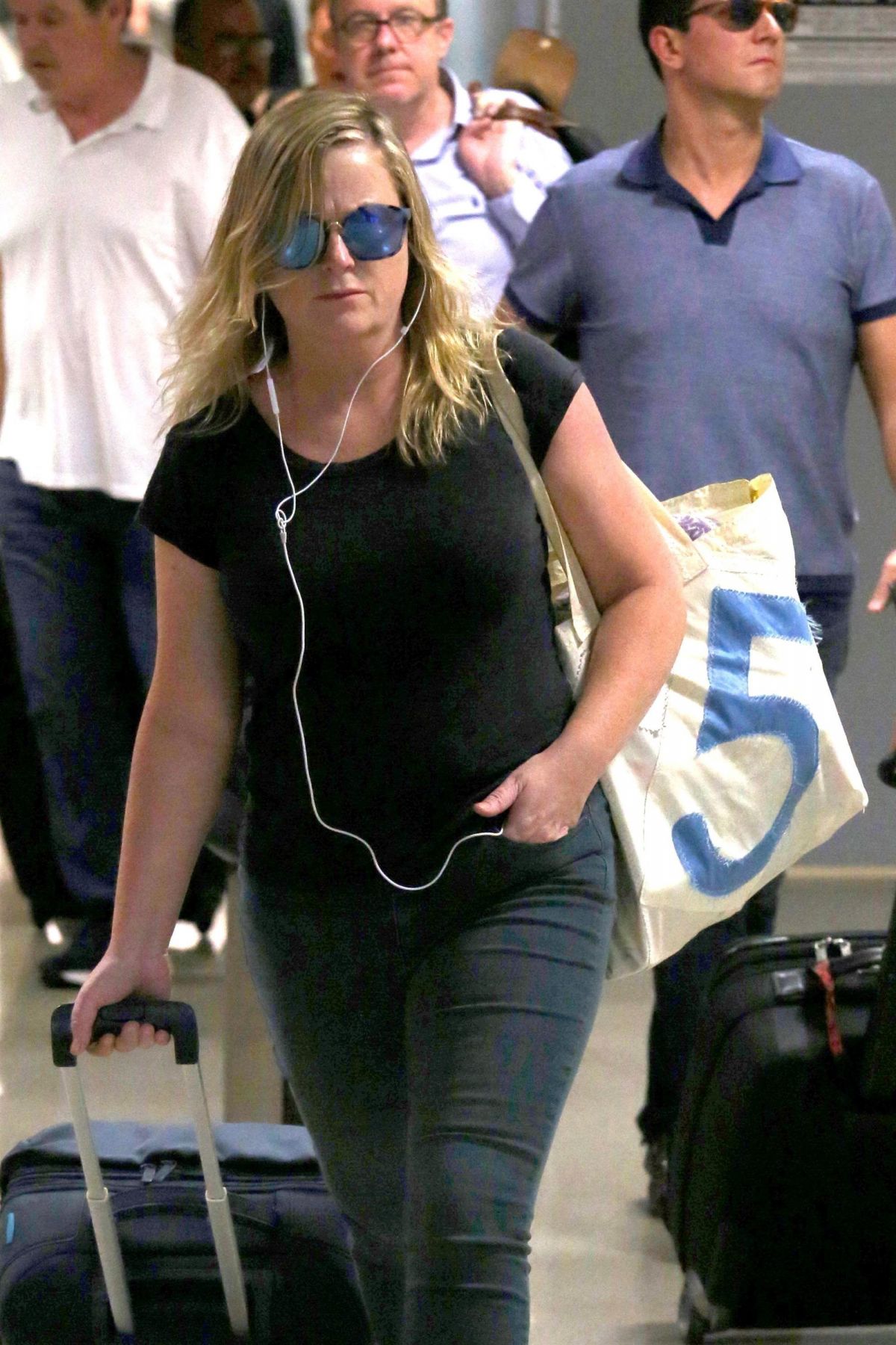AMY POEHLER at LAX Airport in Los Angeles 06/25/2017 – HawtCelebs