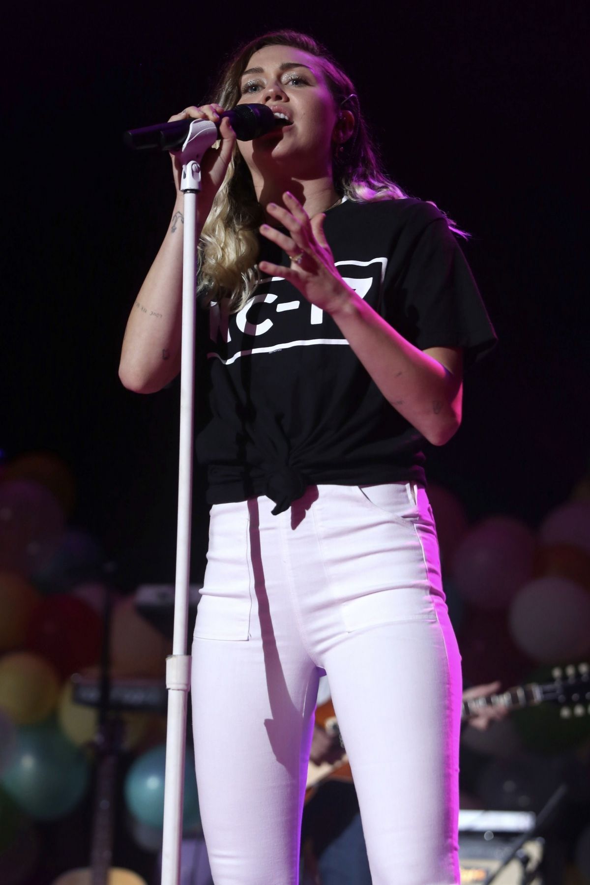 MILEY CYRUS Performs at 2017 BLI Summer Jam in New York 06/16/2017 ...
