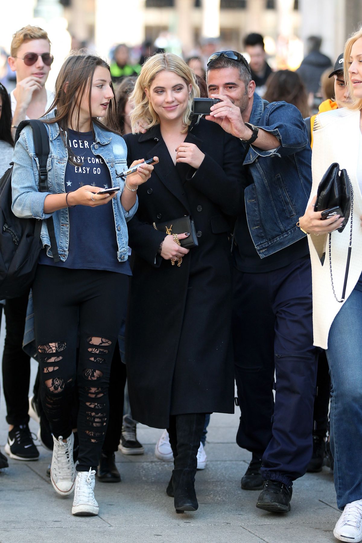 ASHLEY BENSON at Genny Fashion Show at Milan Fashion Week 09/21/2017 ...