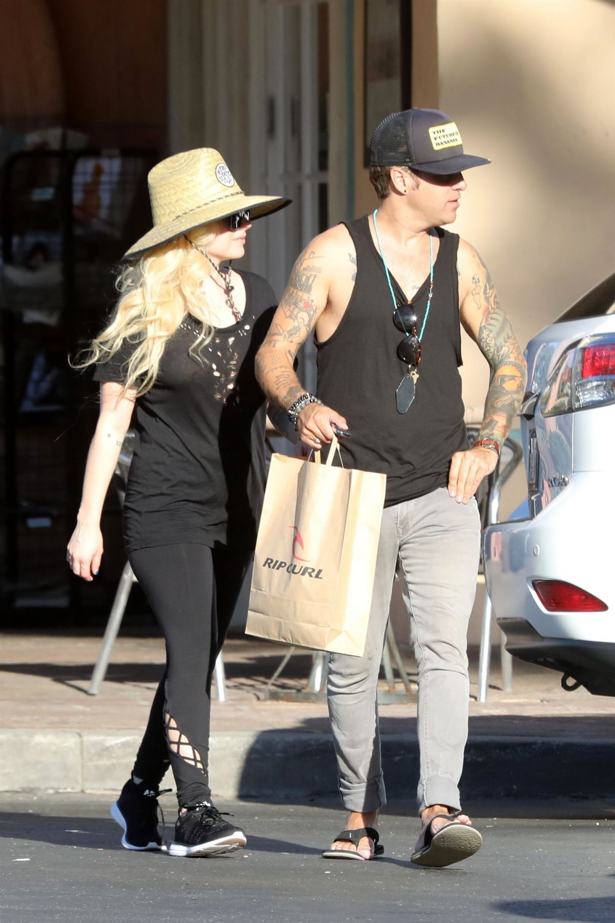 AVRIL LAVIGNE at a Beach in Malibu 09/24/2017 – HawtCelebs