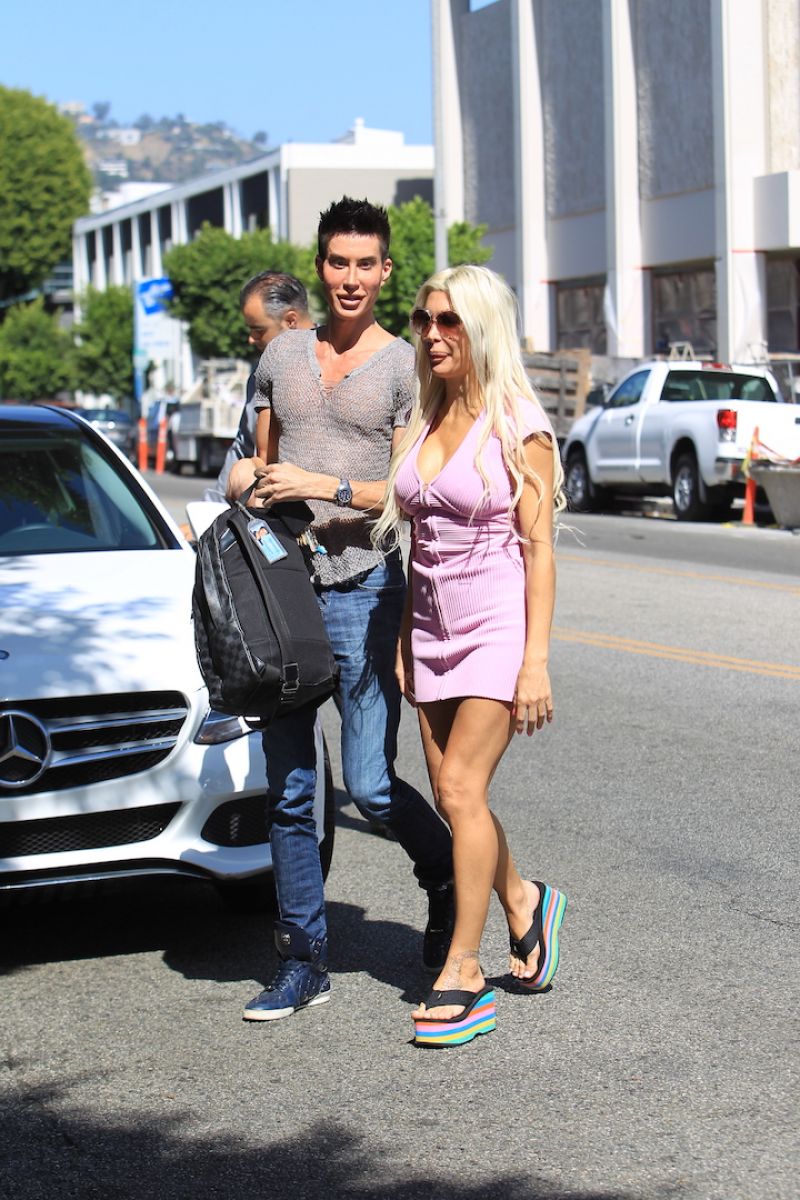 ANGELIQUE FRENCHY MORGAN and Justin Jedlica at Ivy in Beverly Hills 10 ...